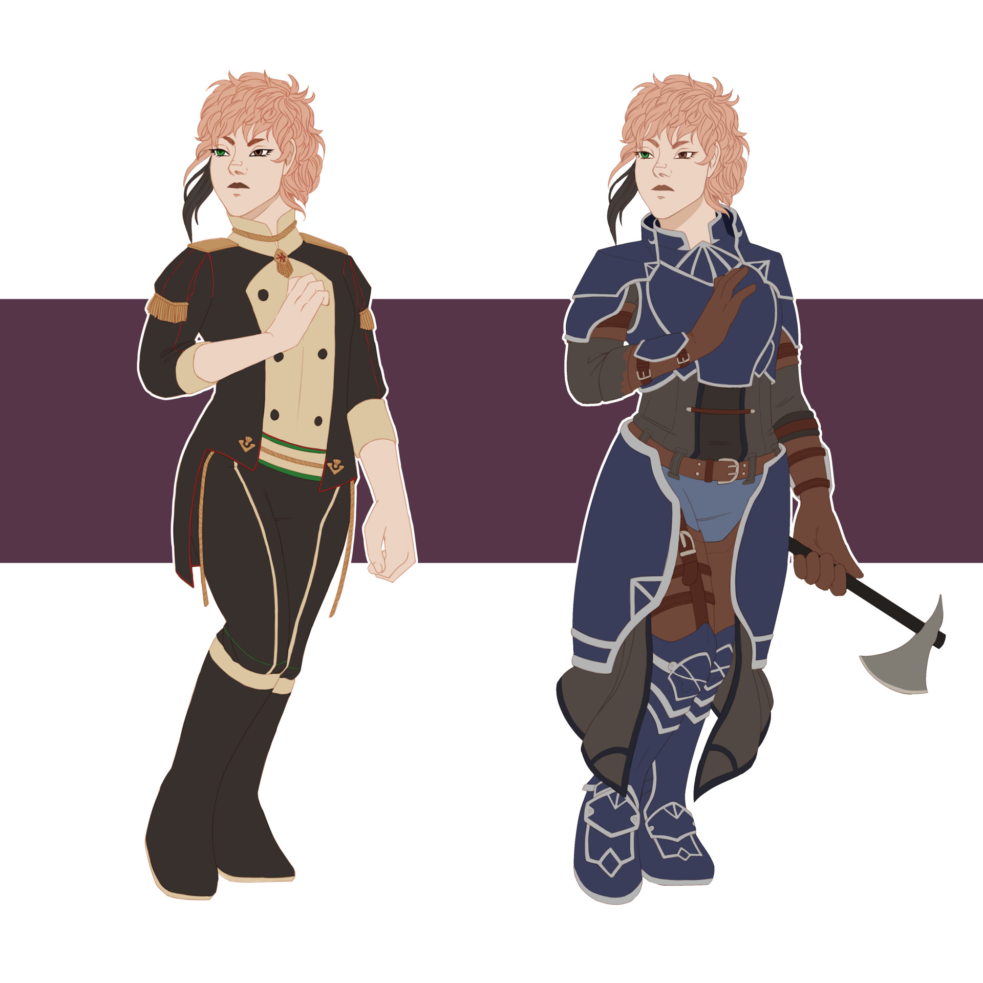 ArtStation - Commission - Fire Emblem Three Houses OC design (4 designs)