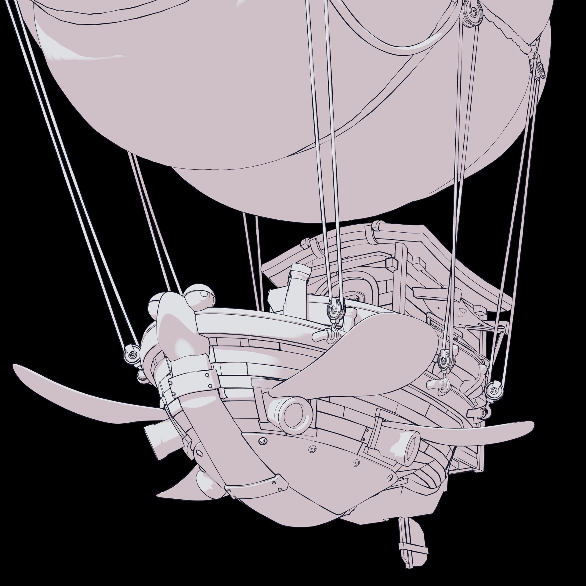 Olivier Boudet - Turtle Boat Toon