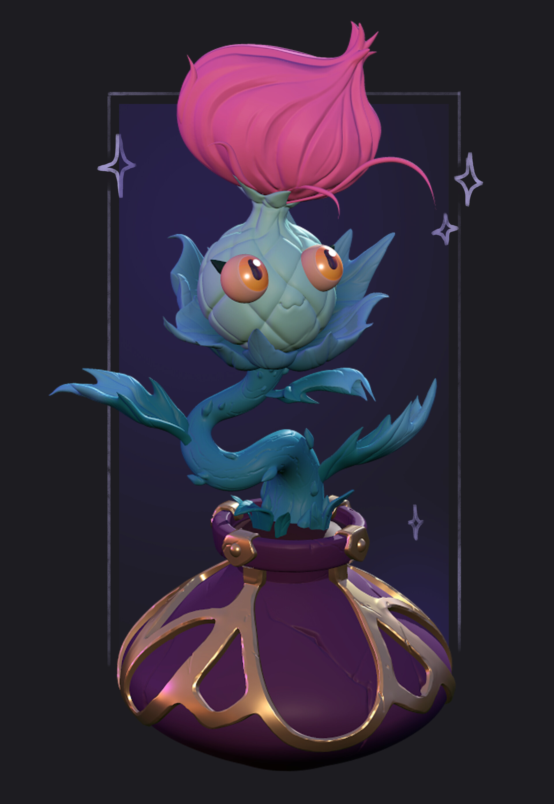 ArtStation - Magic plant (part2) Render