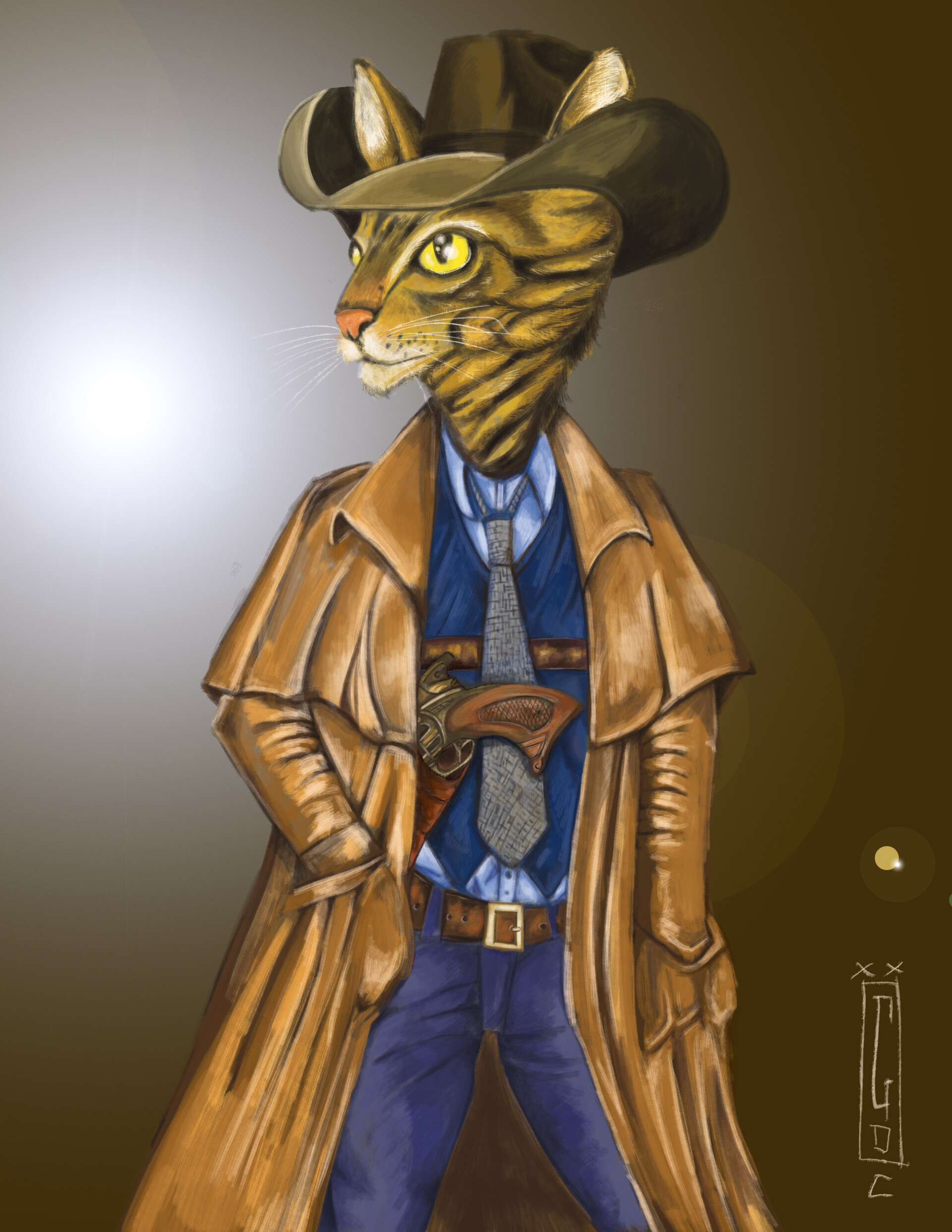 ArtStation - Cocky- A cat history