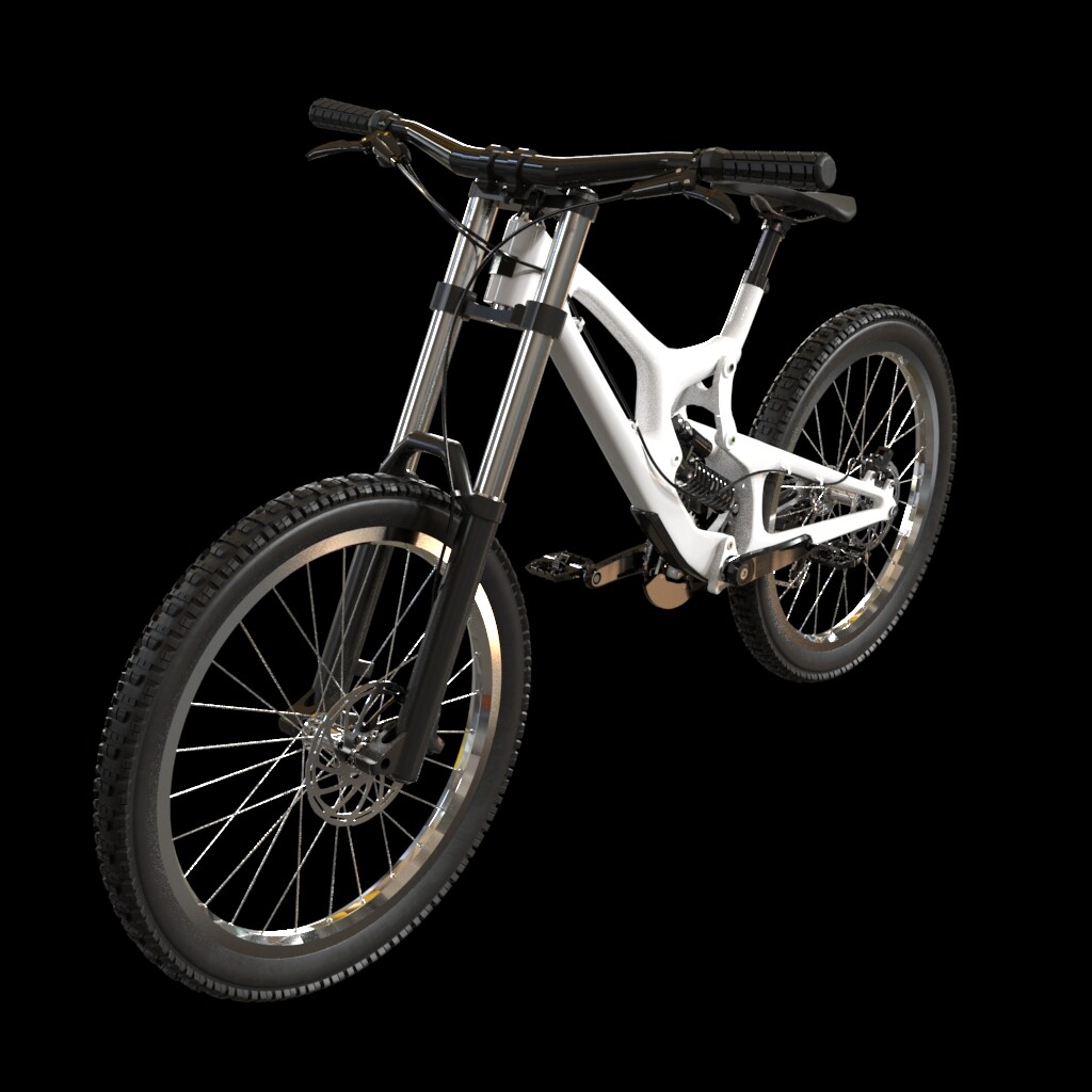 ArtStation - maya_bike modeling