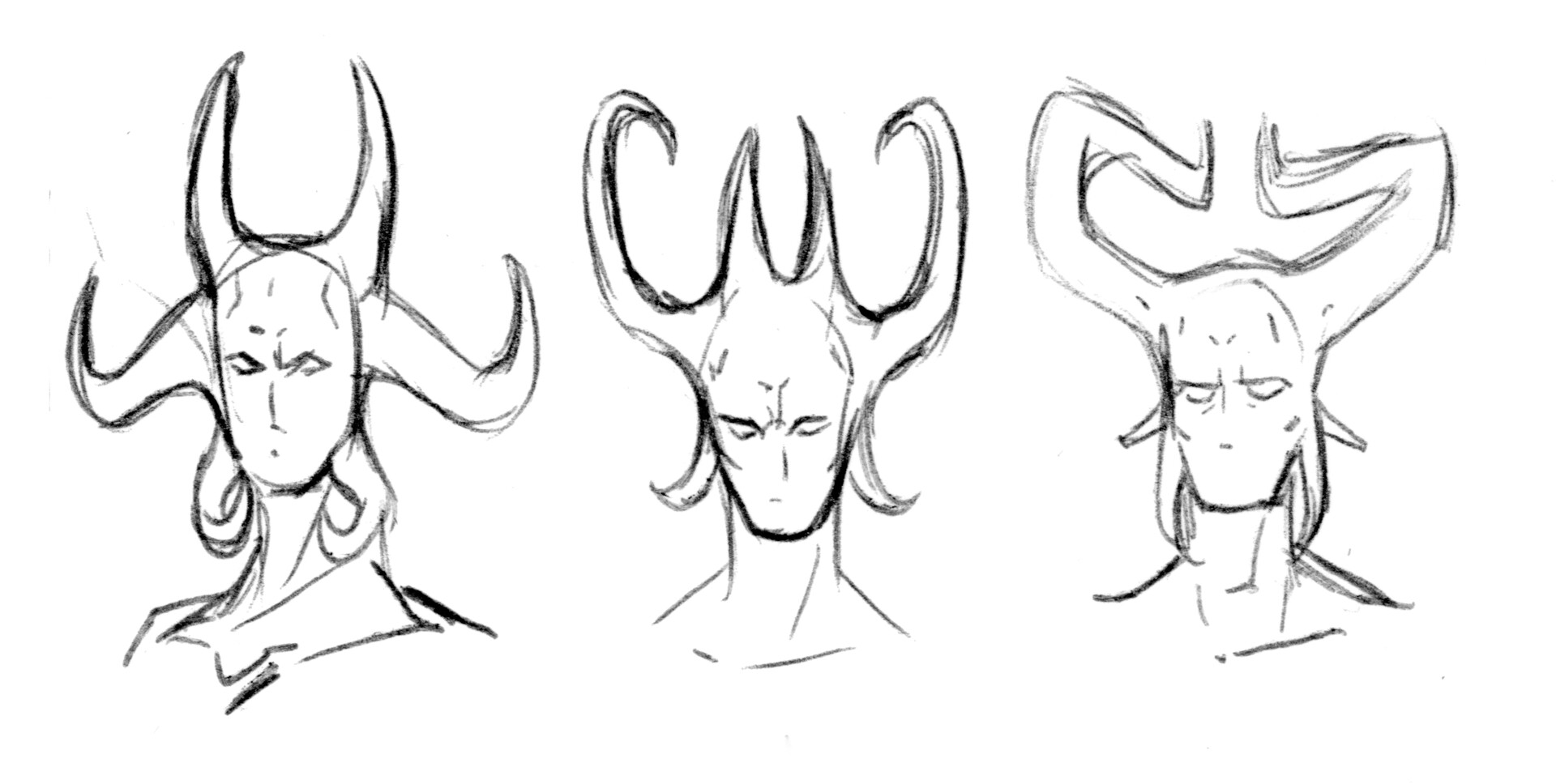 Anime Demon Horns Drawing