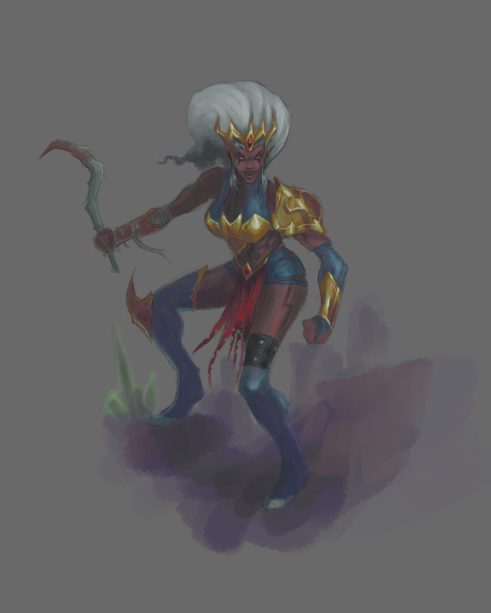 ArtStation - Witch Aelf of Khailebron