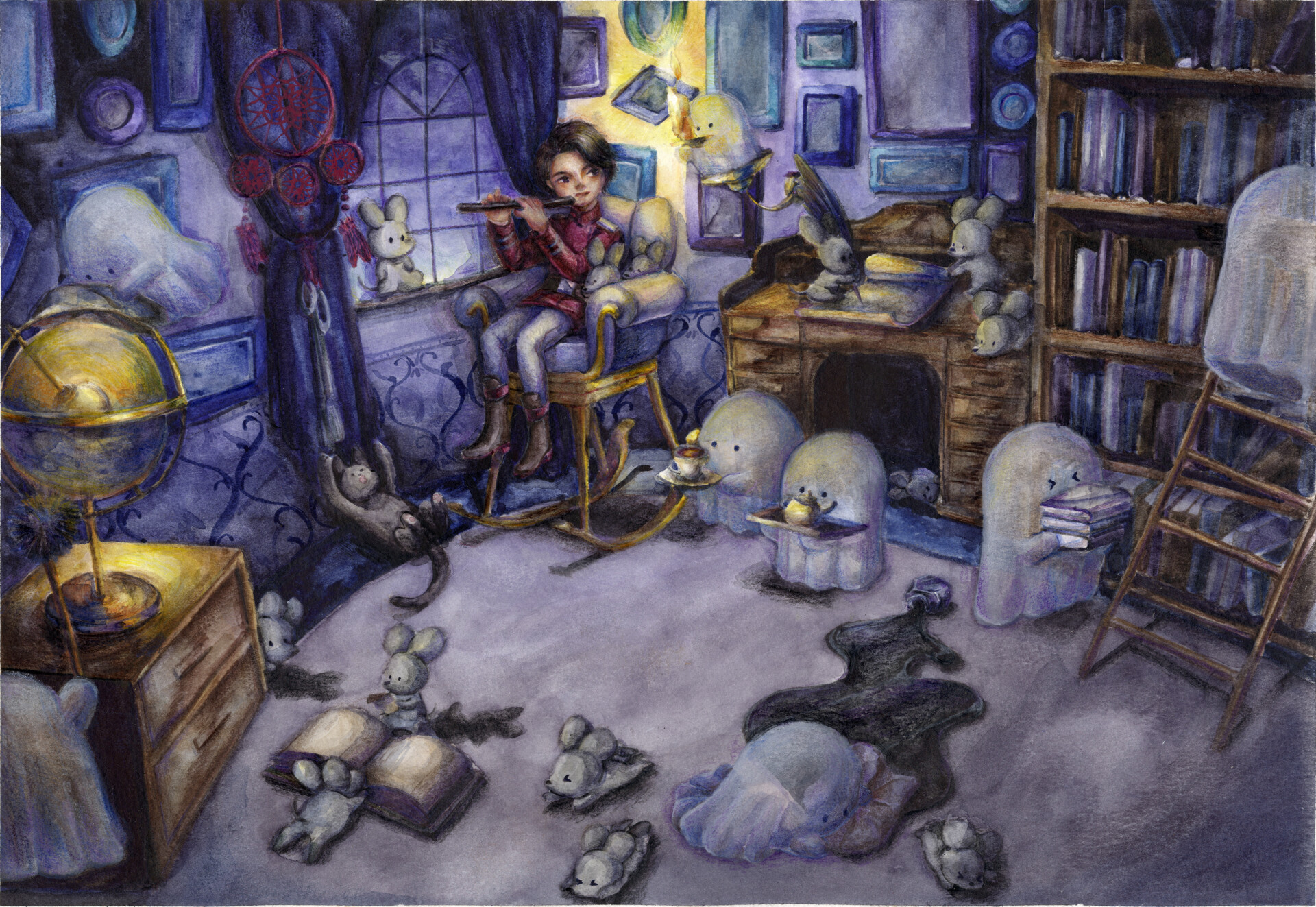 Ghost's Room, by Hyunjin Choi : r/ImaginarySliceOfLife