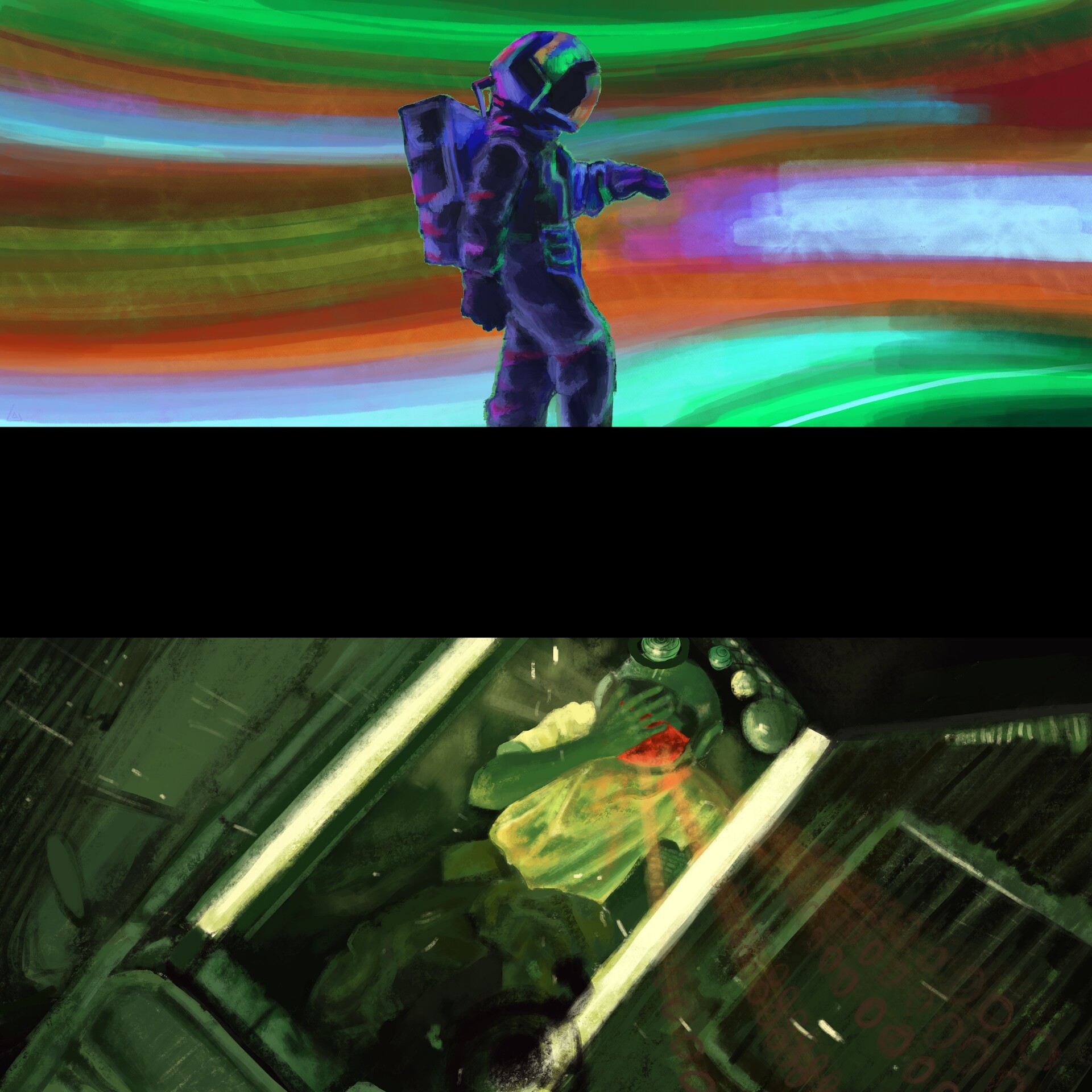 ArtStation - DPR Live Neon MV Paint Studies