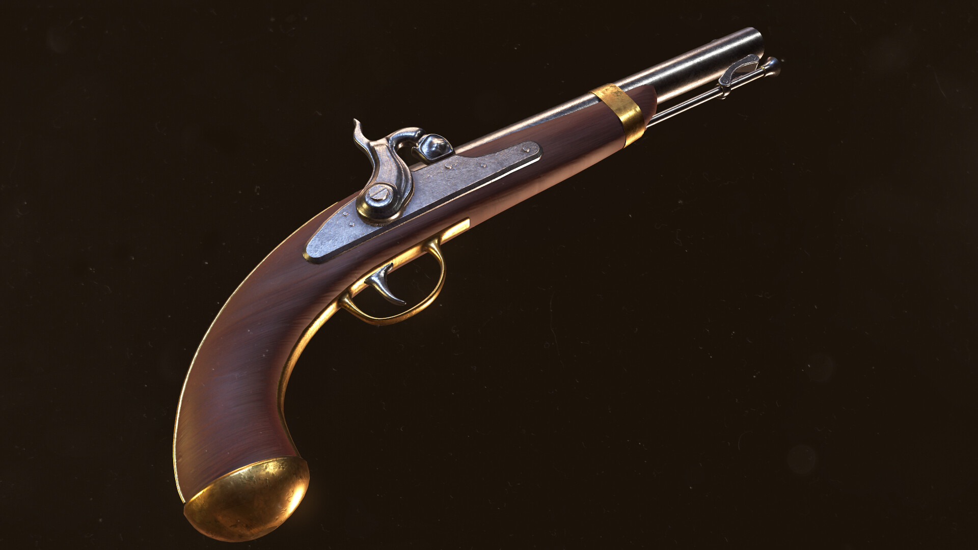 ArtStation - 1842 Musket pistol