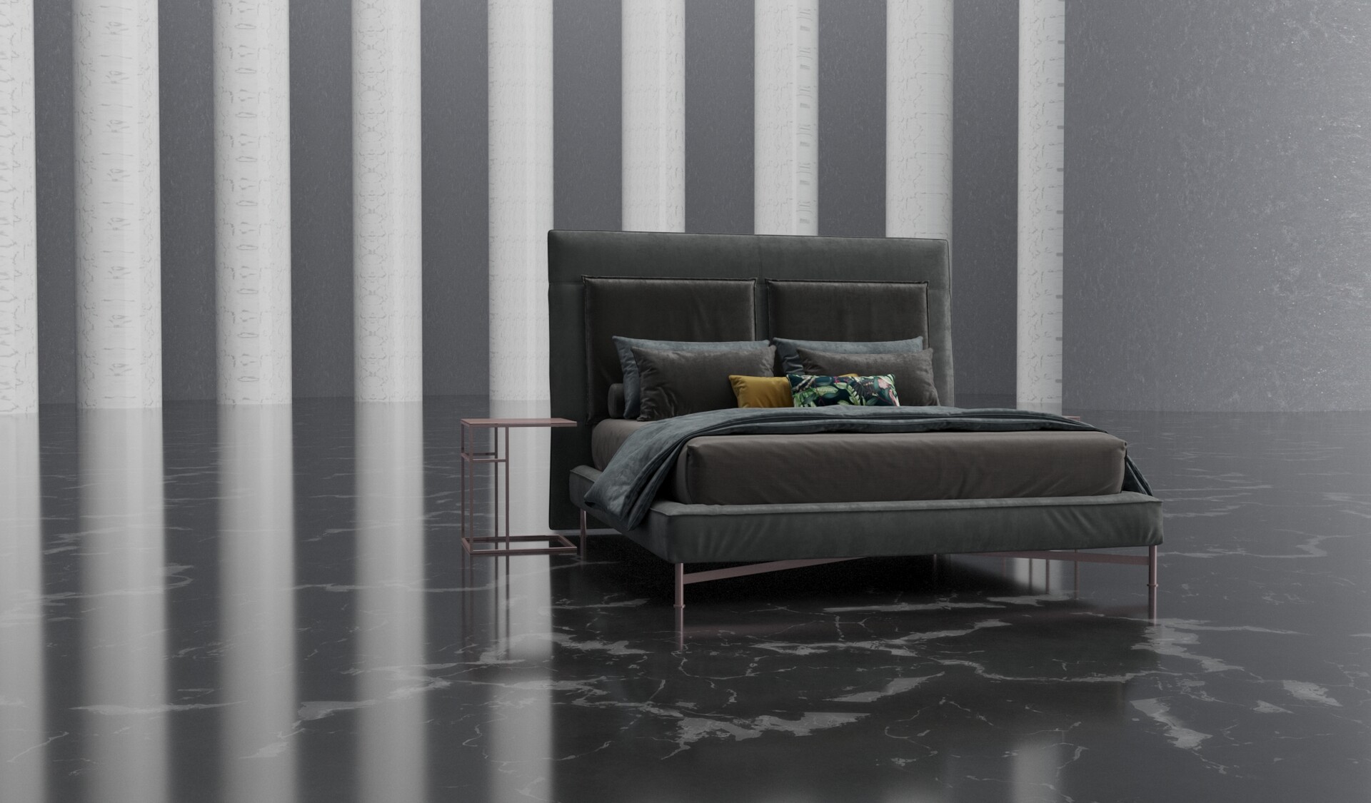 ArtStation - Bed visualization