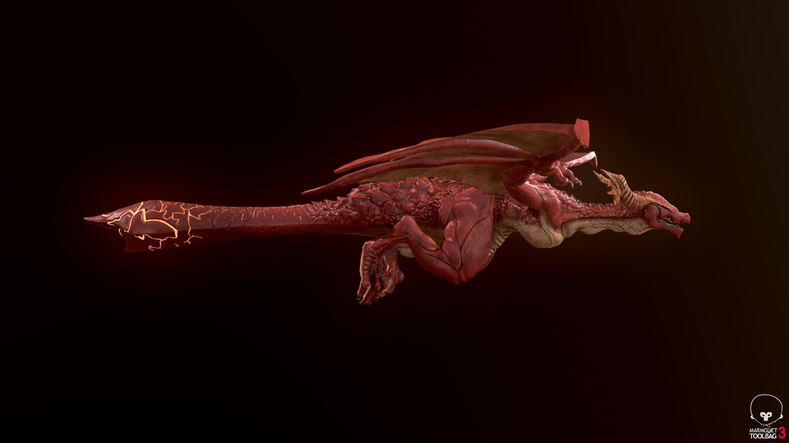 Emma Tinembart - Angelus, the Red Dragon (Drakengard) - 3D remake