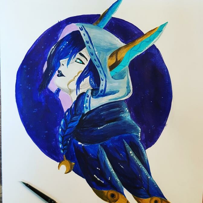 ArtStation - Cosmic Dusk Xayah