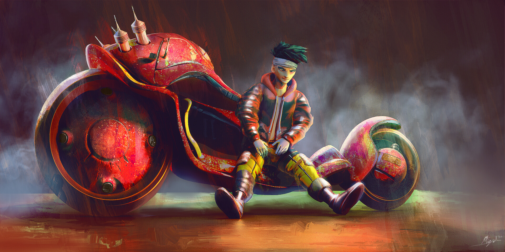 Morimoto Motor Bike By Mike Ruiz Xuliban Rimaginaryvehicles