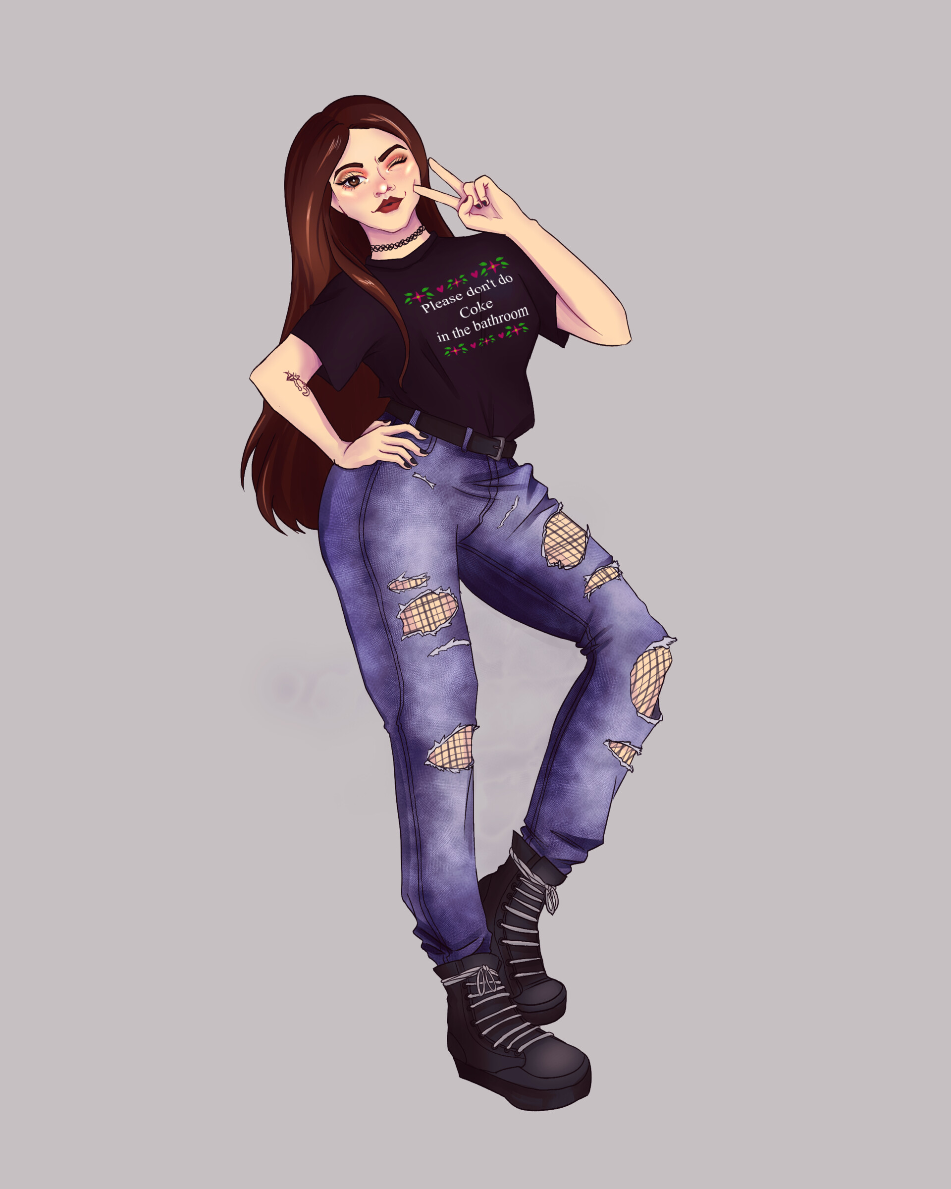 ArtStation - Full body portrait - Commission