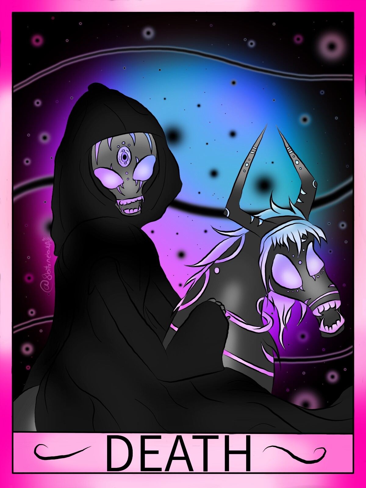 ArtStation - Tarot Cards (DEATH)