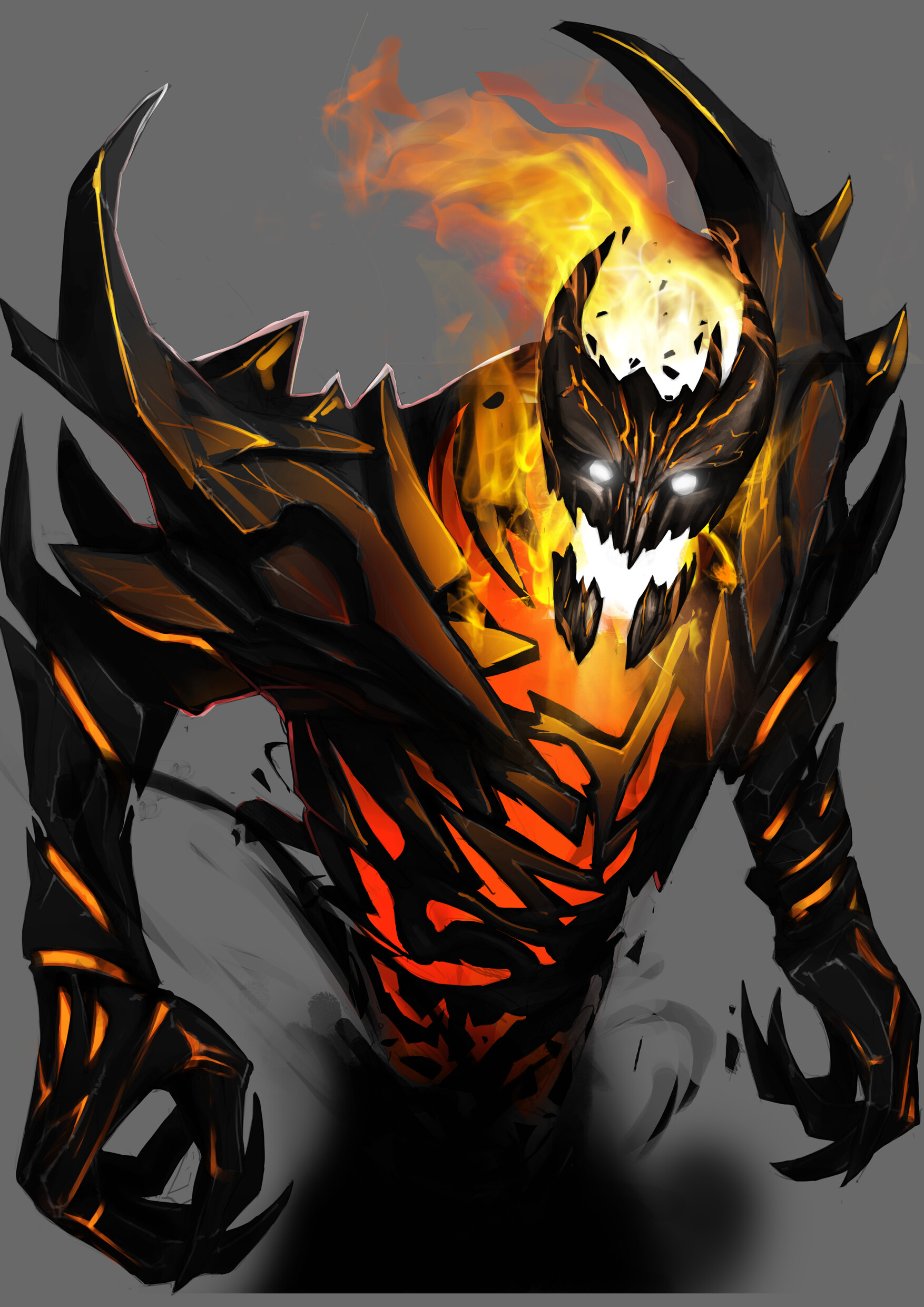 Dota 2 Shadow Fiend Concept Art