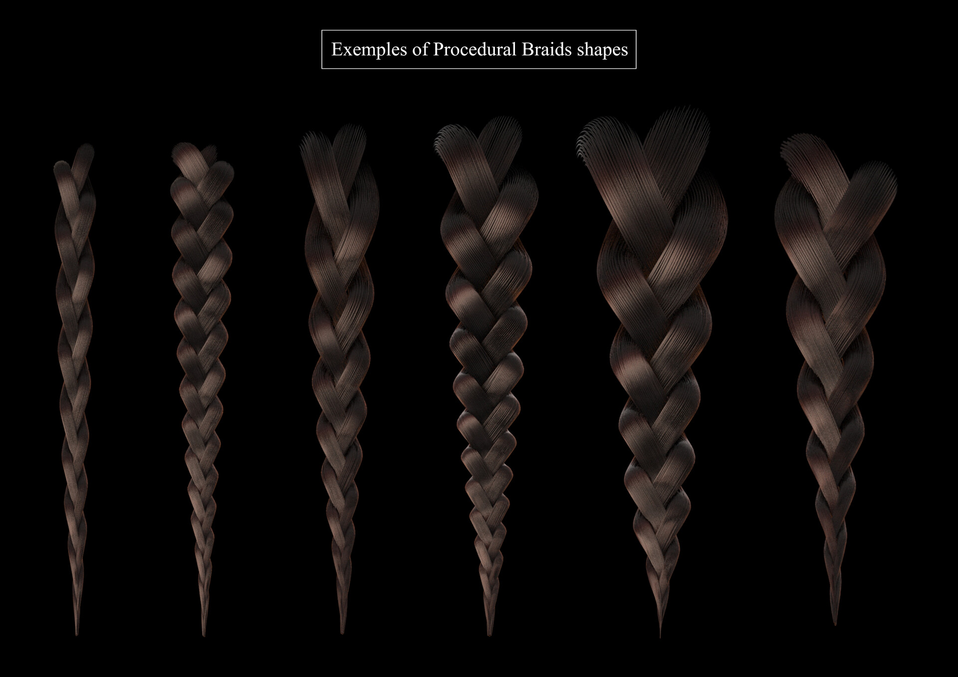 ArtStation - Procedural Braids Generator