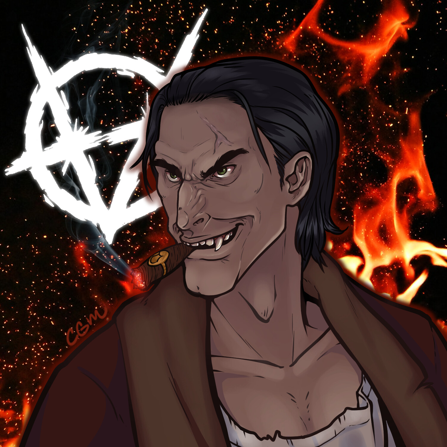 Crista Megee - Vampire the Masquerade Character Portraits