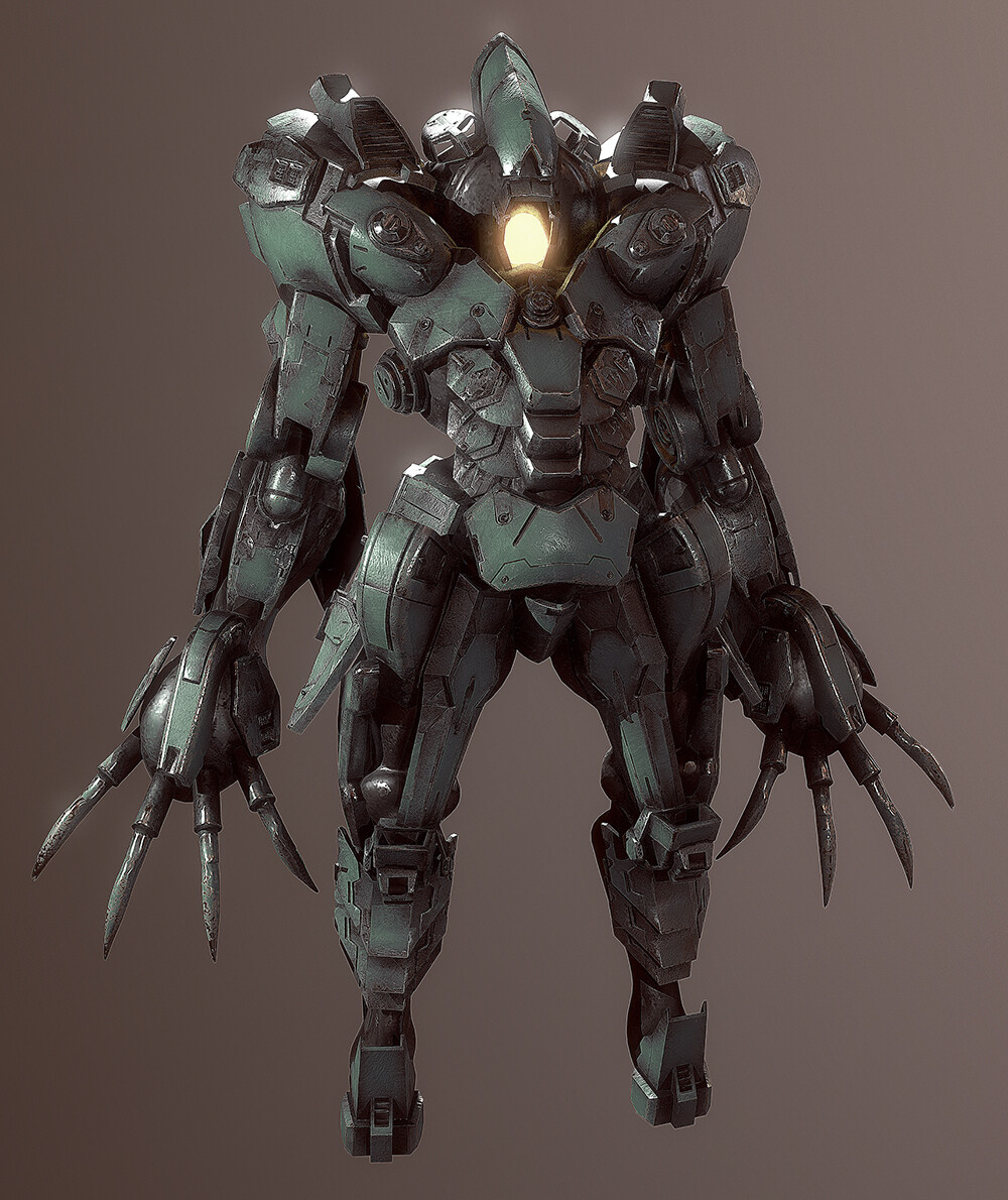 ArtStation - scary bot!, Mihail Kounelakis