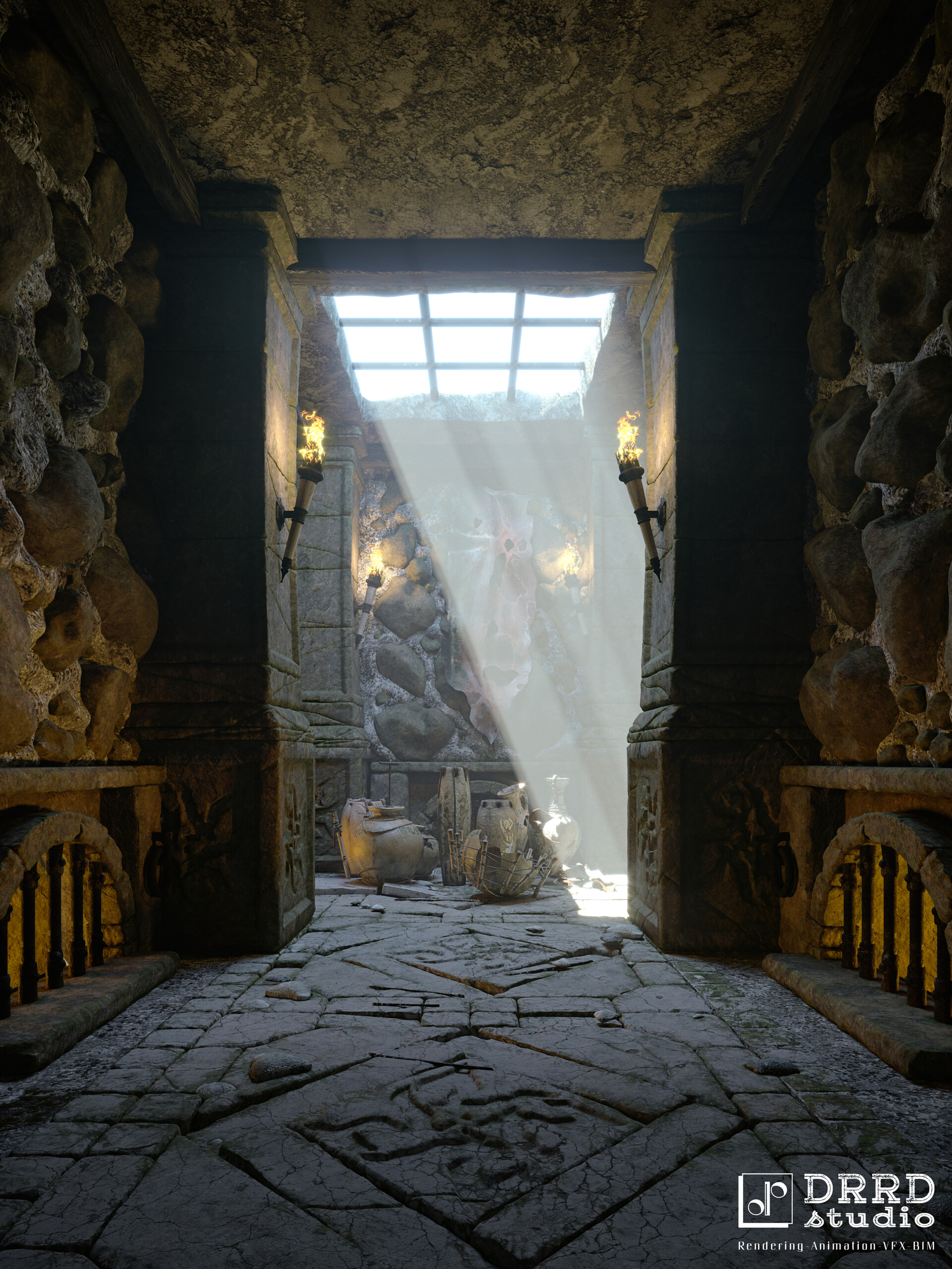 ArtStation - Ruins game concept