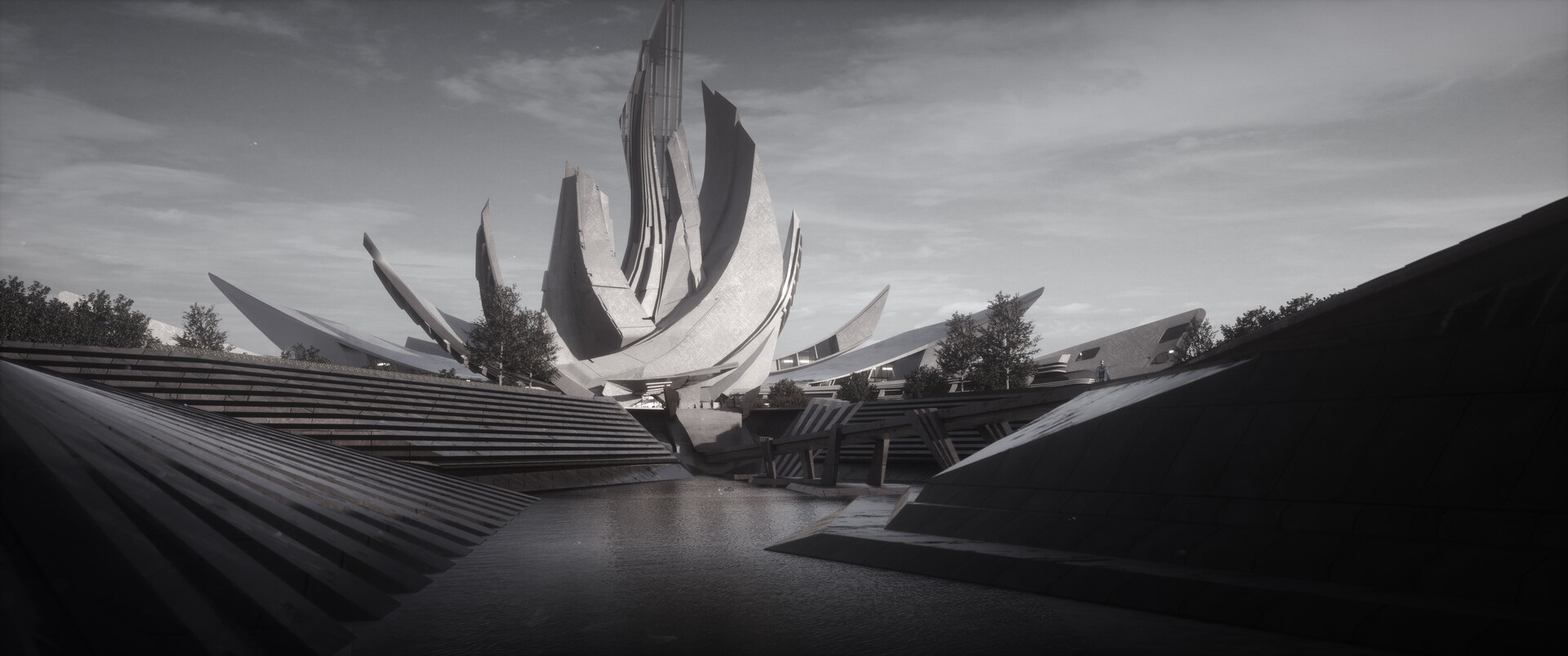 ArtStation - Process of the Deconstructivism in the monarchy palace