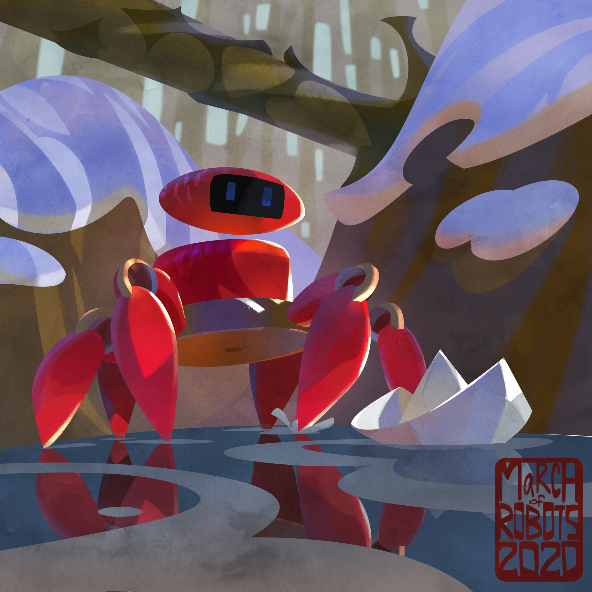 ArtStation - March of robots 2020