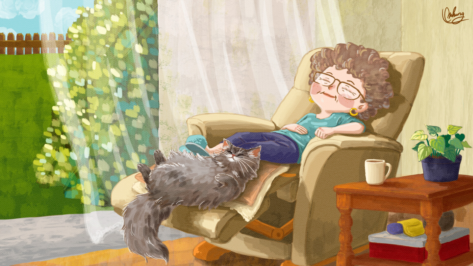 ArtStation - Afternoon Nap