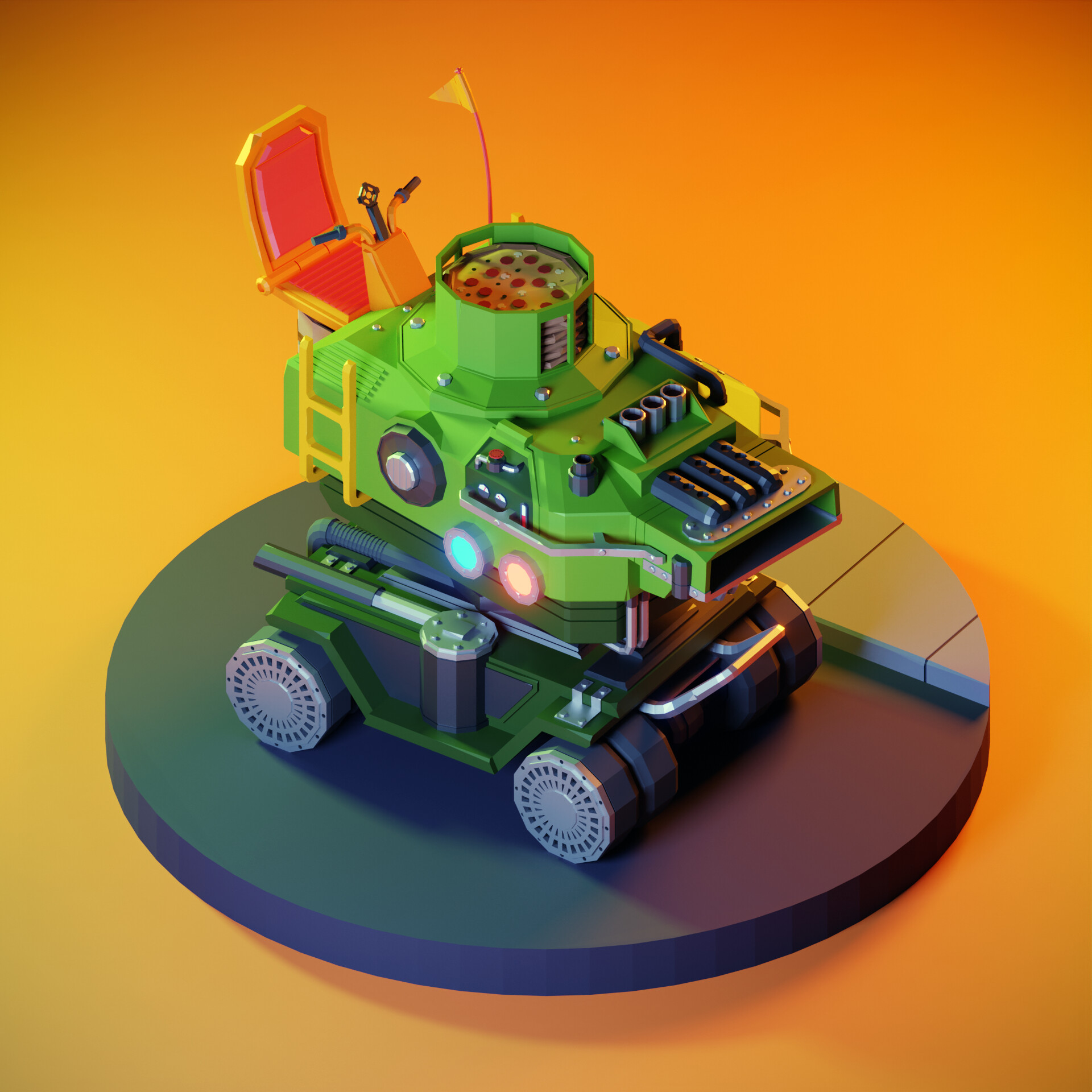 ArtStation - Pizza Thrower