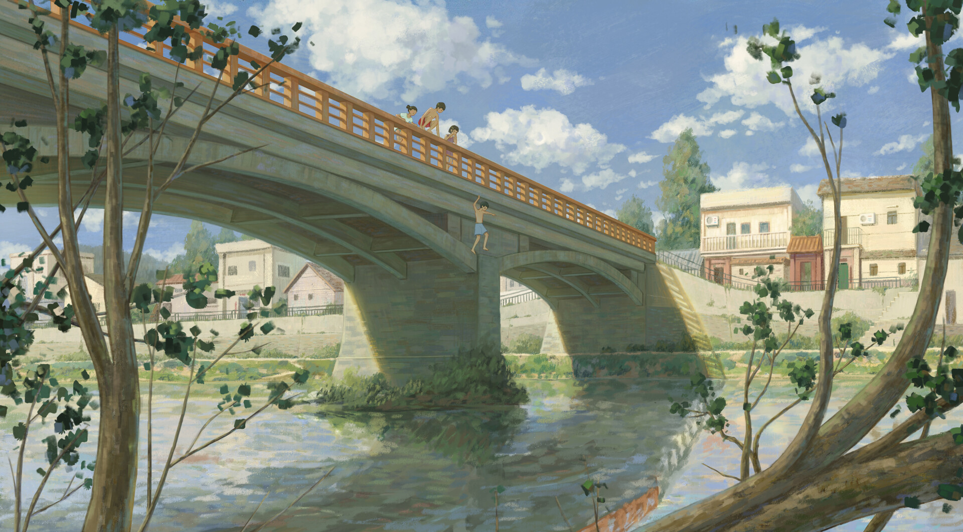 Bridge by Ping Shao : r/ImaginarySliceOfLife