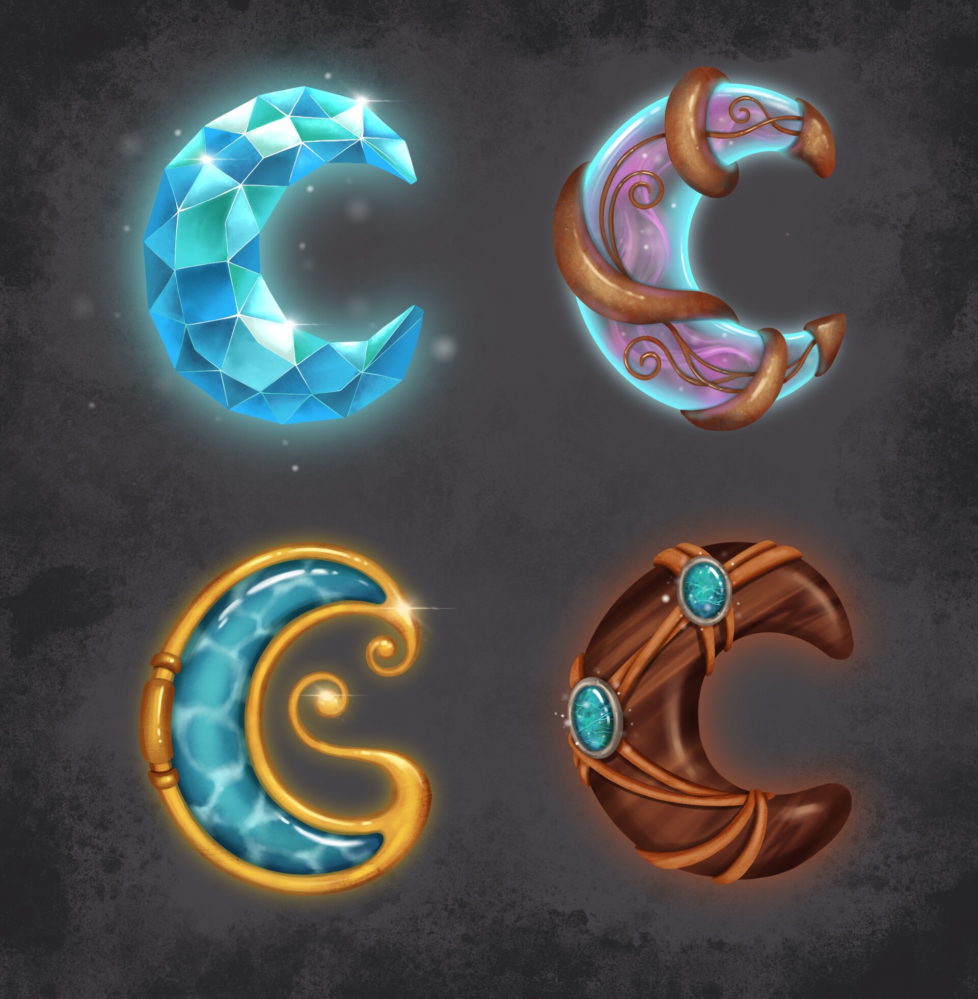 ArtStation - Magic Amulets