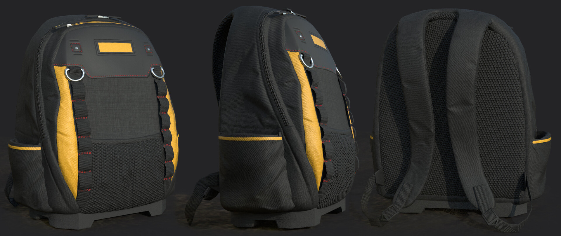 ArtStation - Low Poly Back Pack