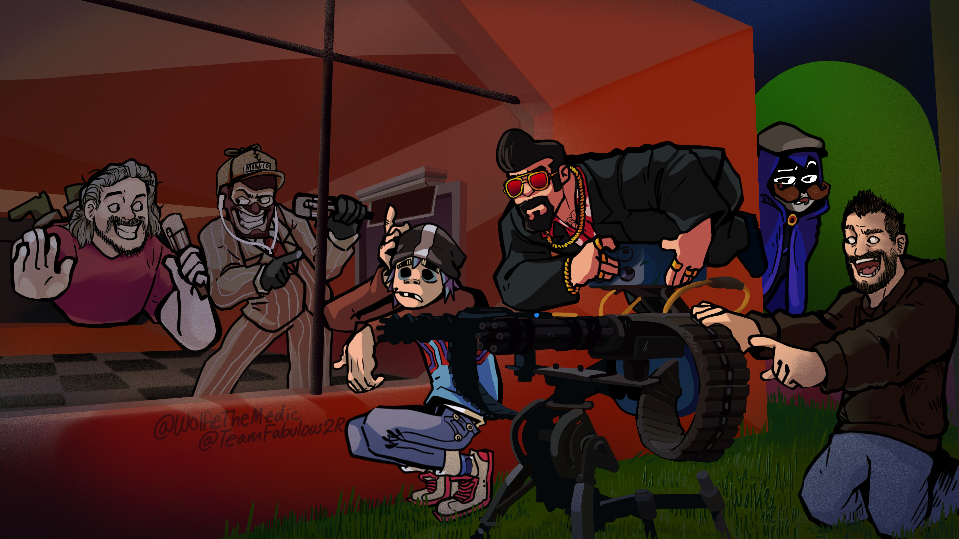ArtStation - TF2 - Team Fabulous 2 Reanimated Poster