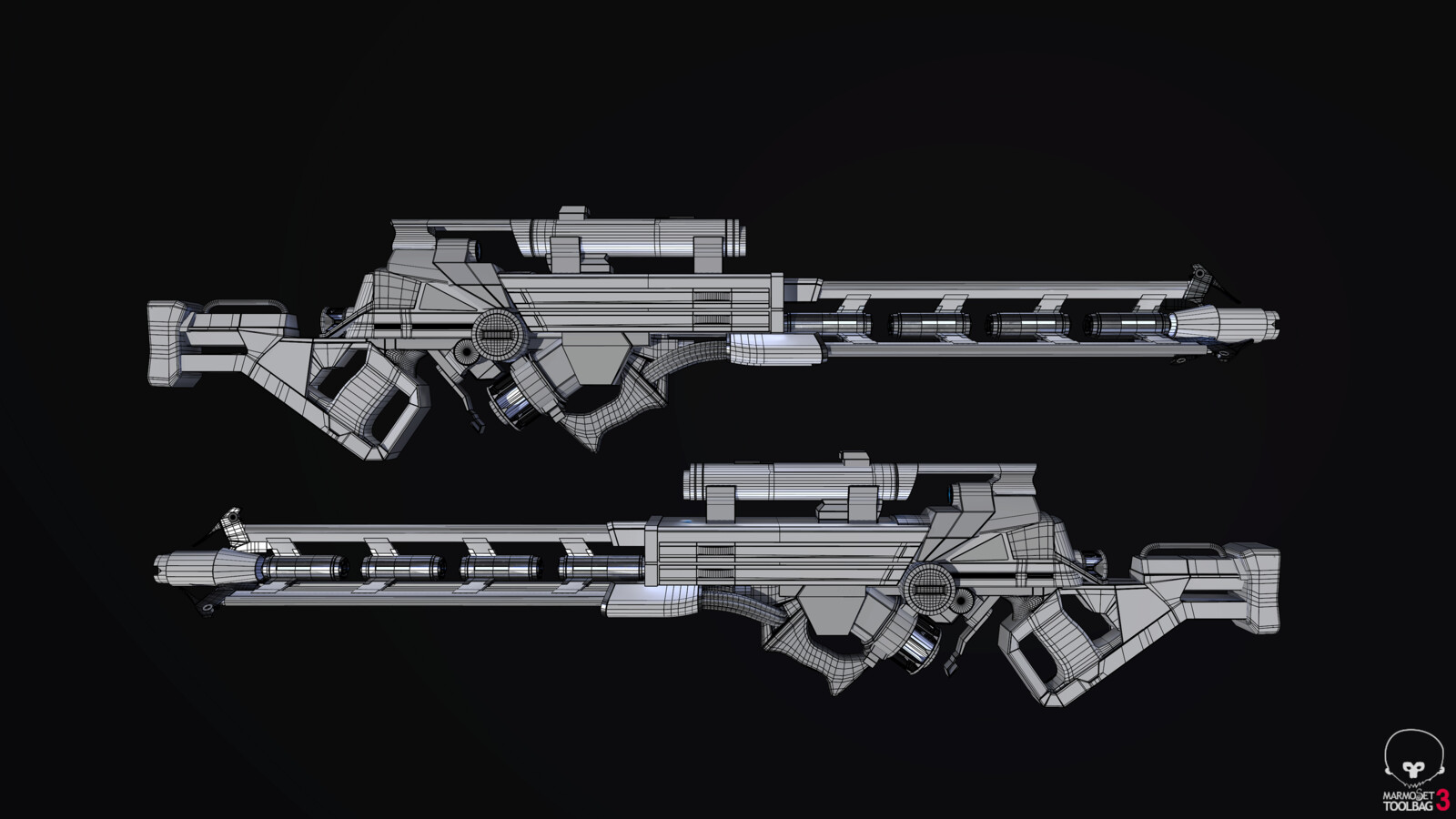 Ahmed Altaf - Futuristic Laser Gun