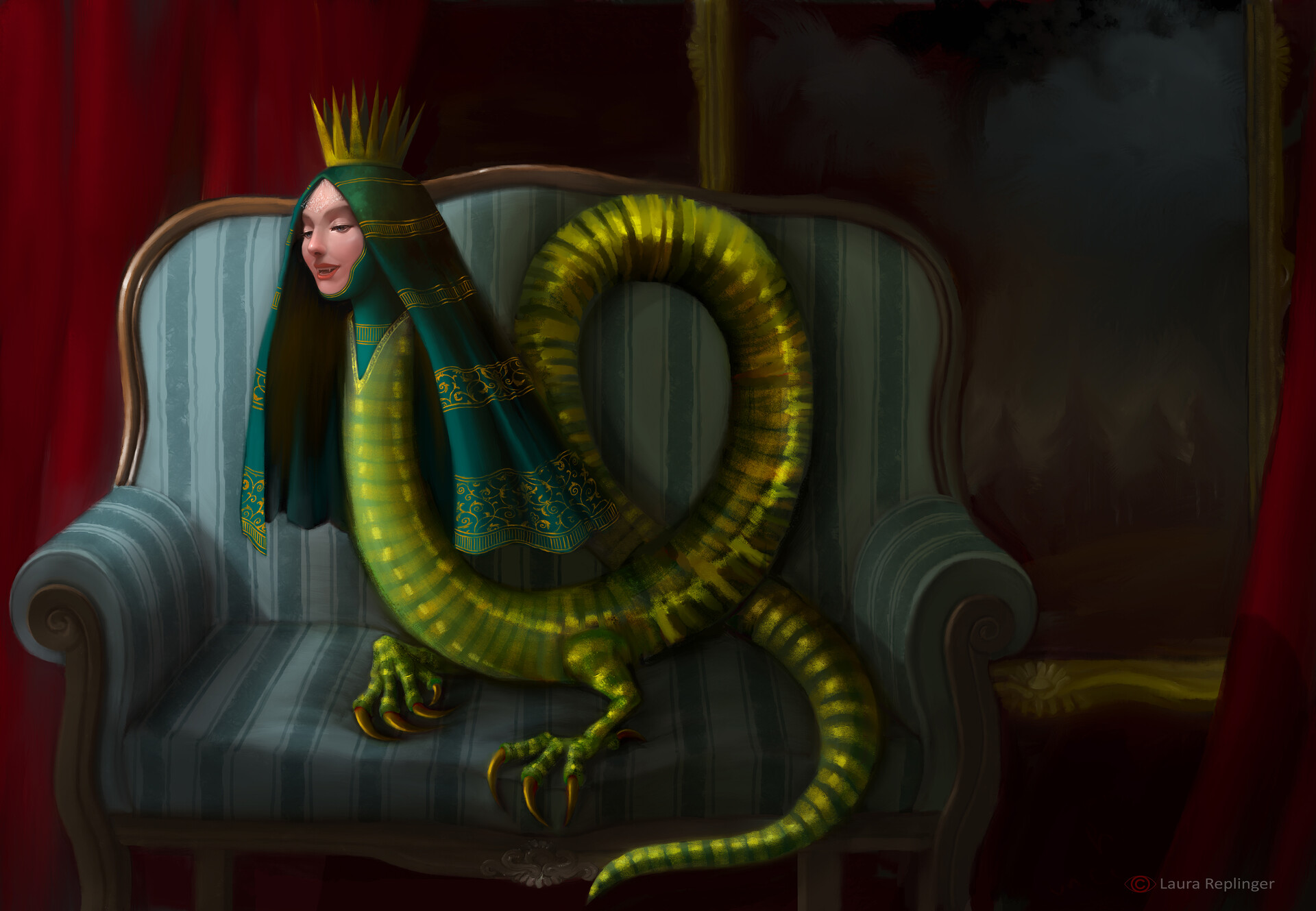 ArtStation - Snake Queen