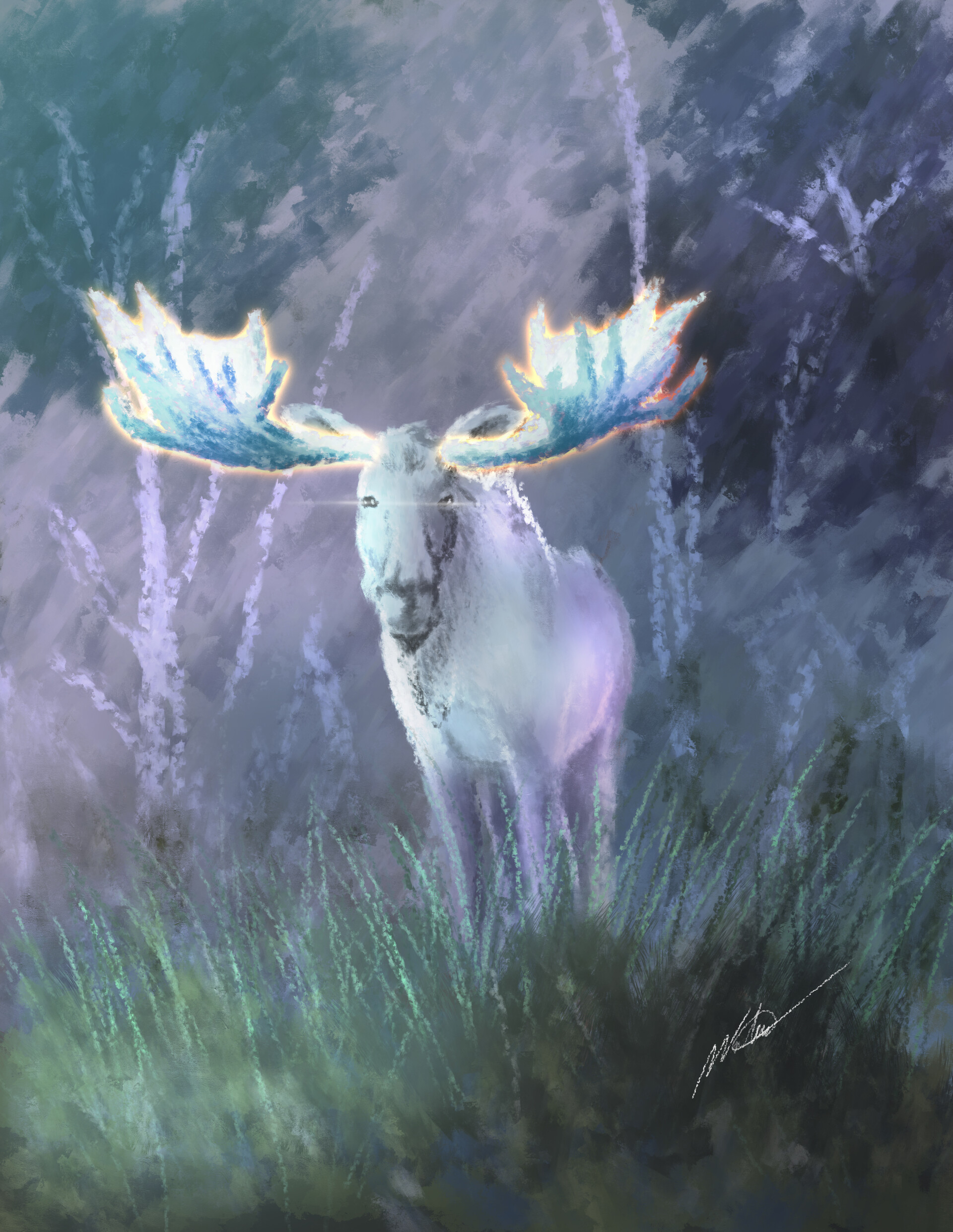 ArtStation - Chosen Moose of Mielikki