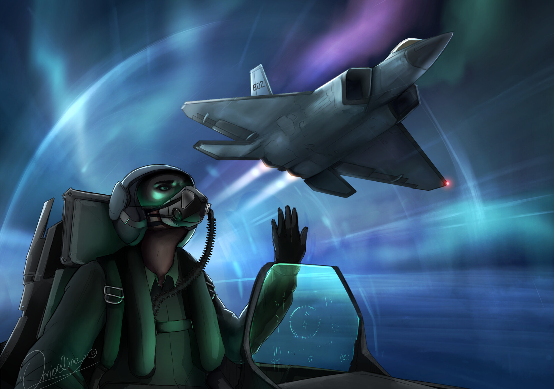 ArtStation - Two Pilots Surviving