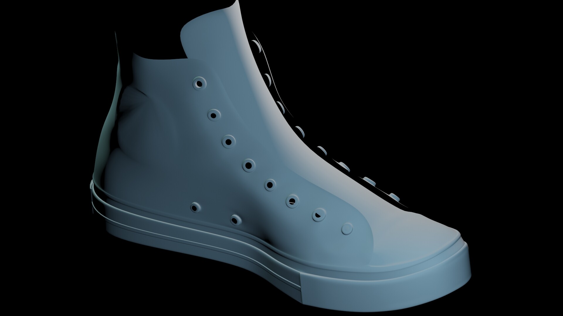 ArtStation - Converse 3D model Progress