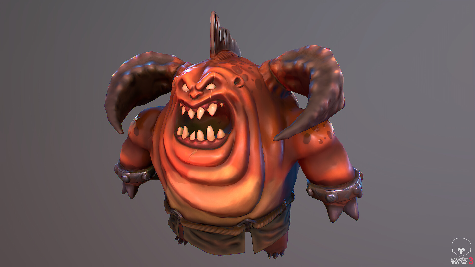 ArtStation - Middle Poly Monster