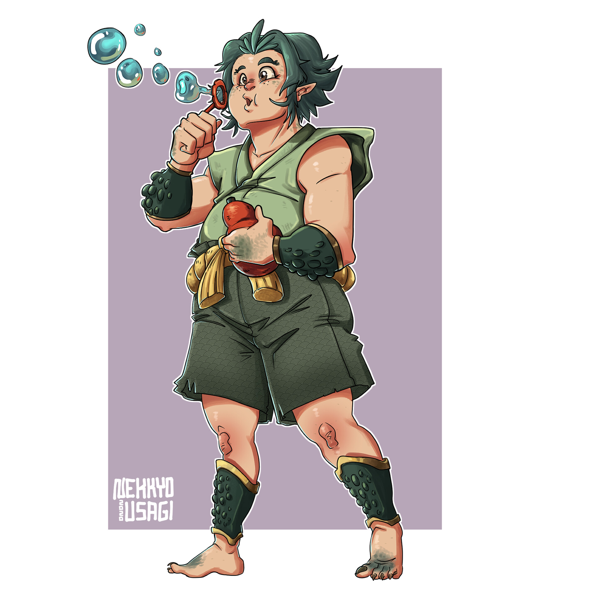 Nekkyo Usagi - Human / Gijinka Re-design - Sons of Godzilla