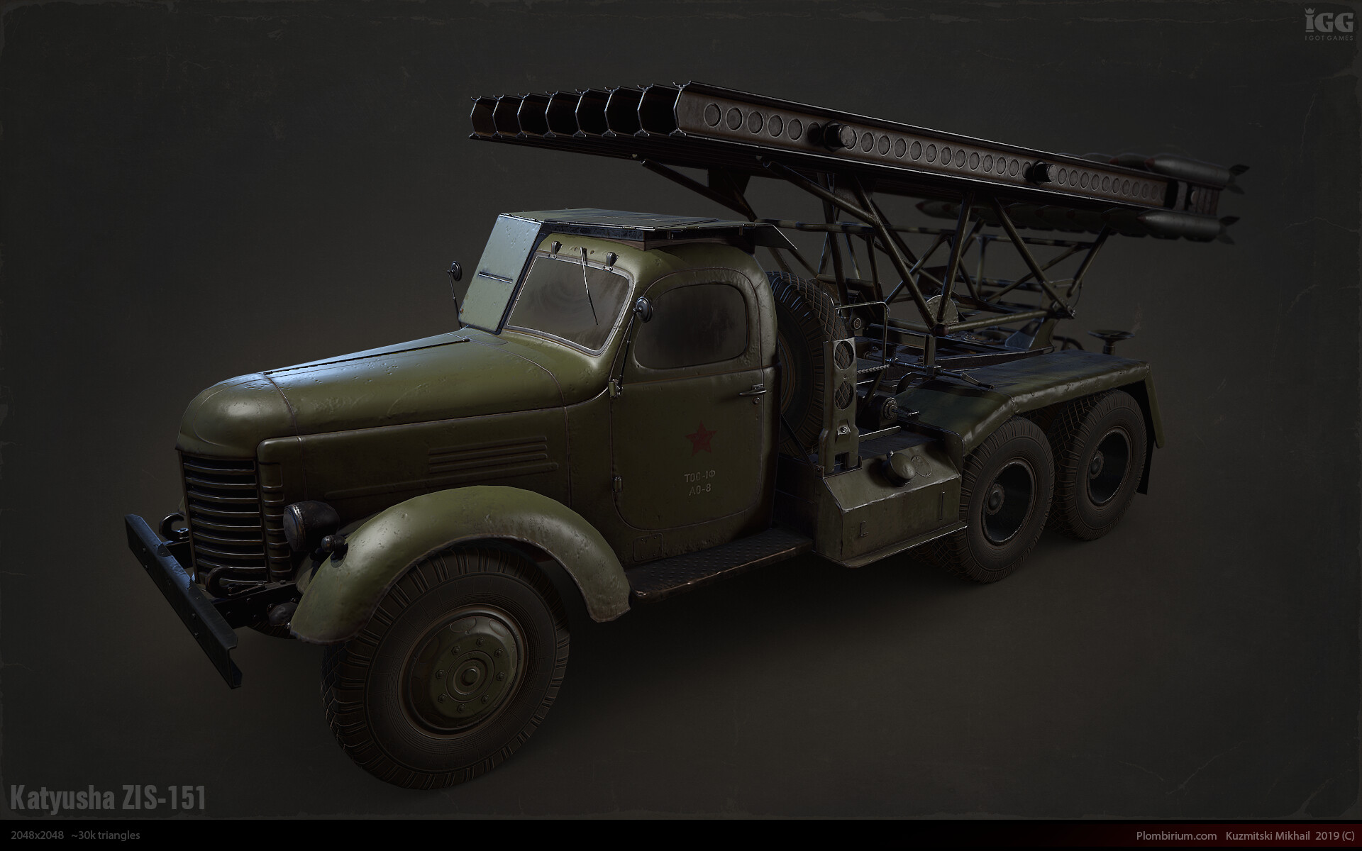 ArtStation - Katyusha ZIS-151