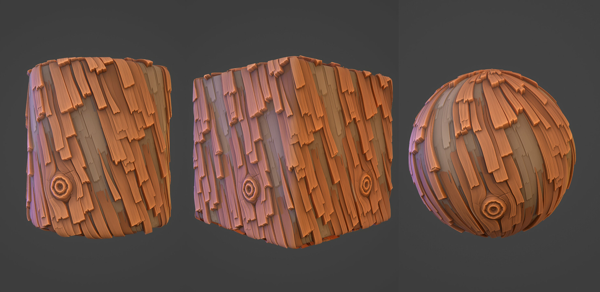3dExtrude Tutorials - Stylized Wood Bark - Substance Designer