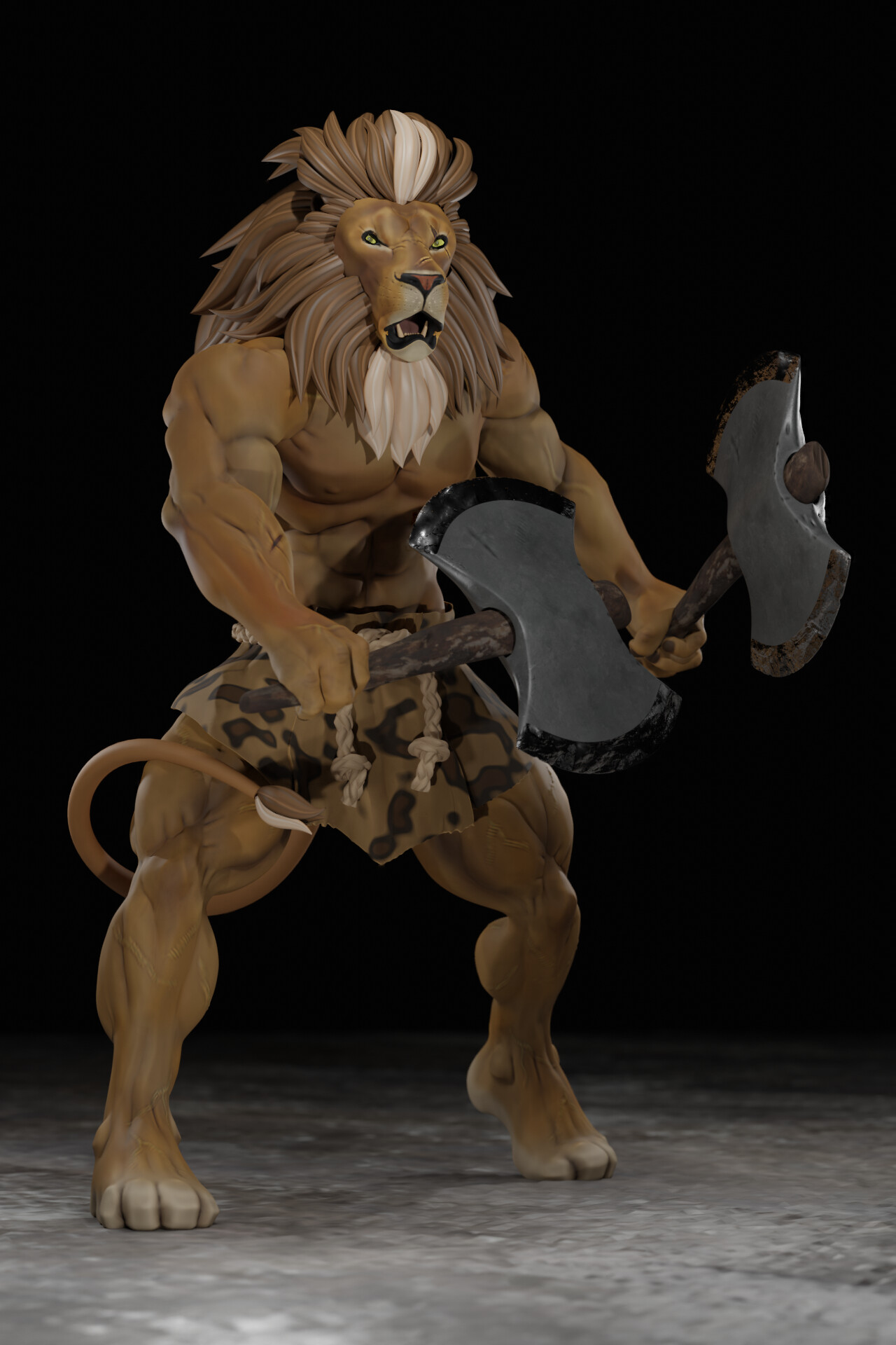 ArtStation - Lion Man
