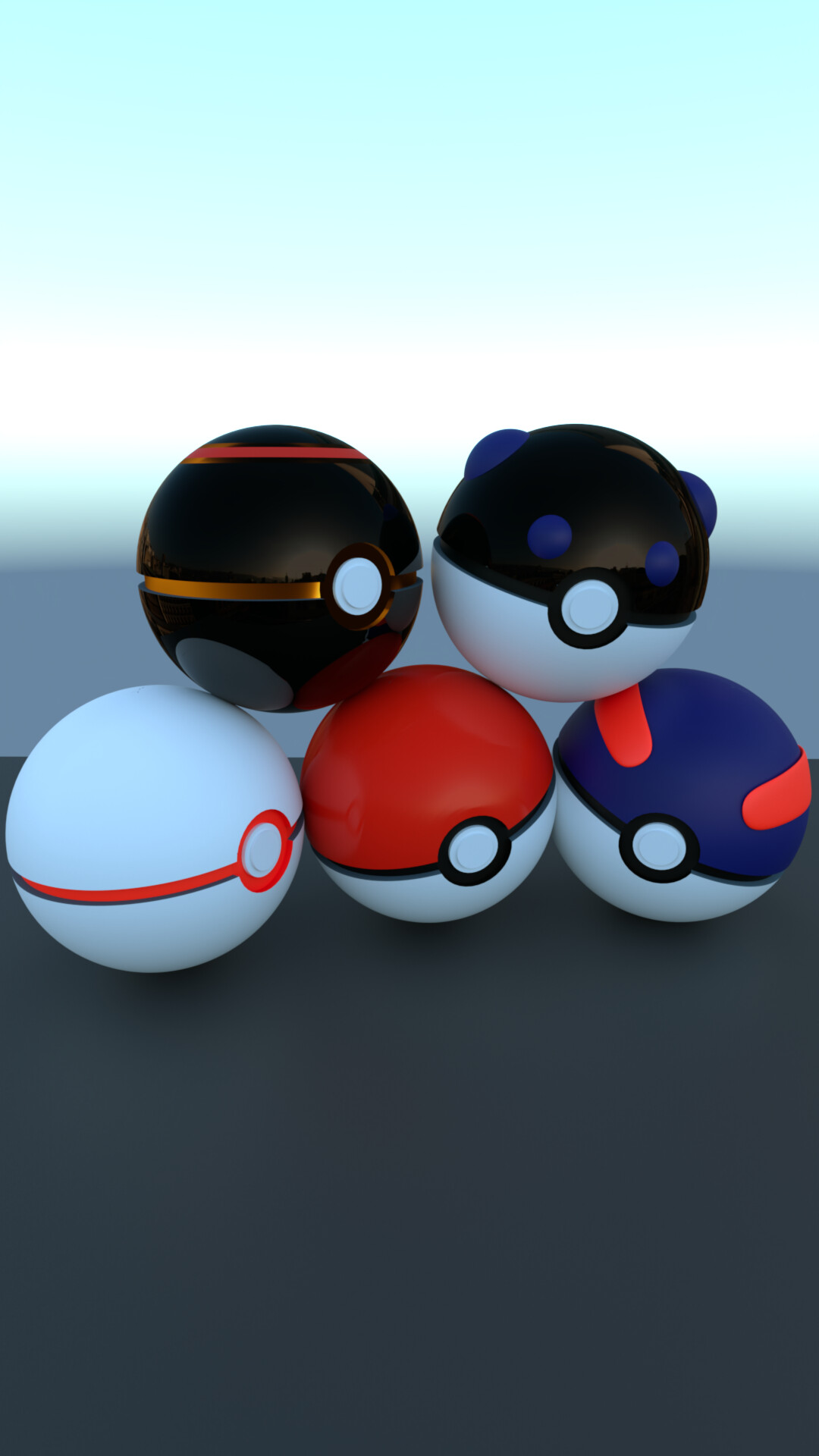 ArtStation - Pokeballs