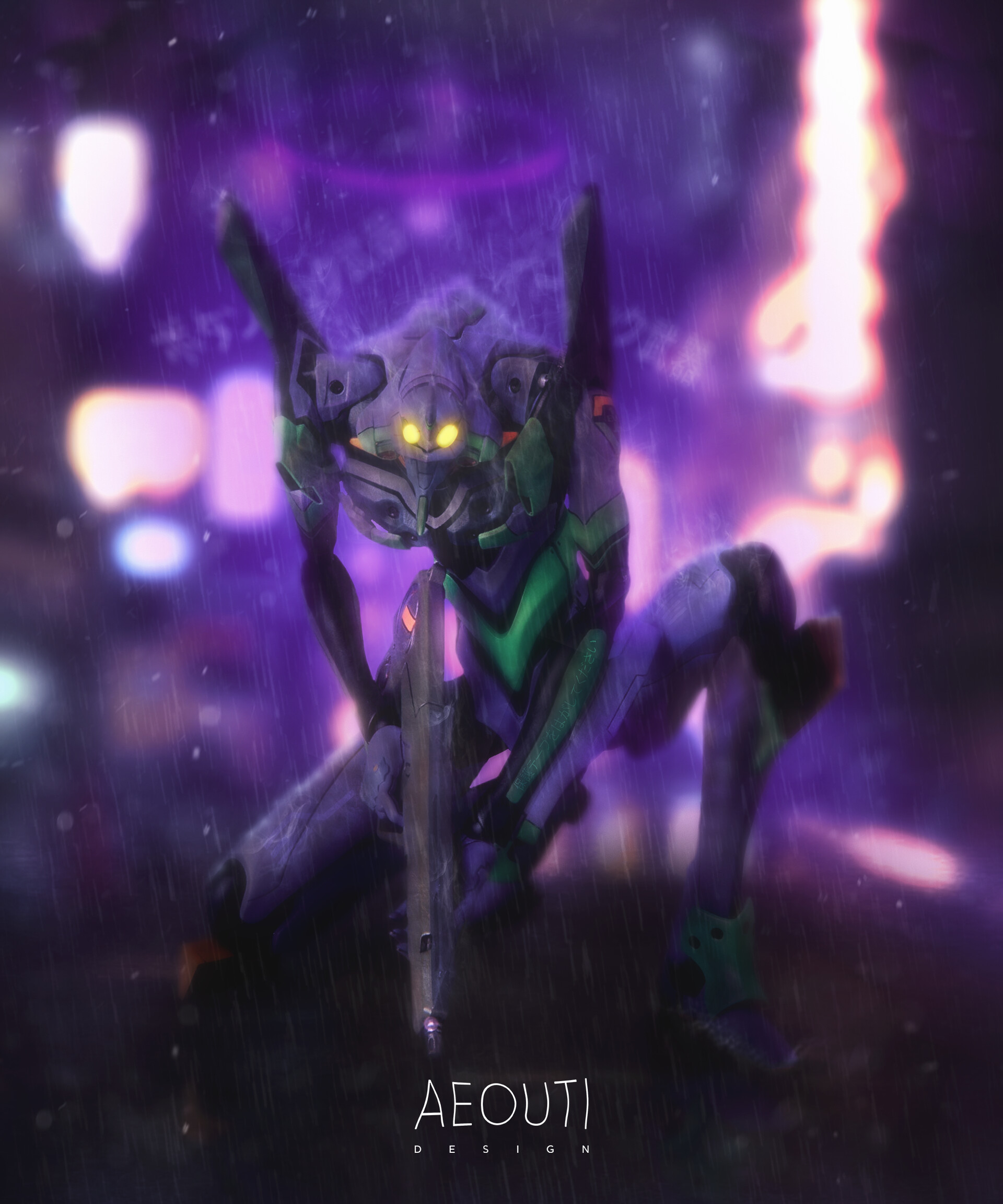 ArtStation - Neon Genesis Evangelion Fan Art by aeouti