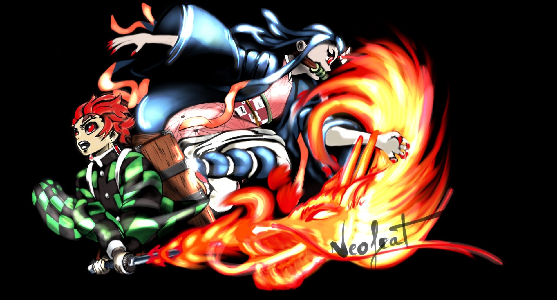 ArtStation - demon slayer team