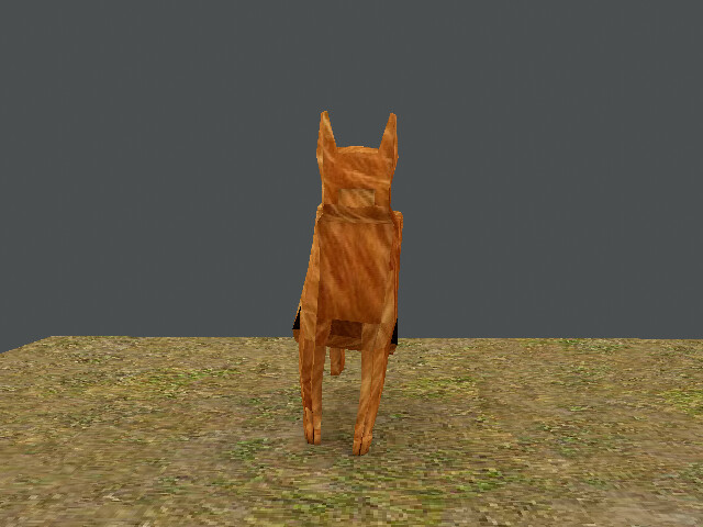 ArtStation - Rertro Rendering PS1 Style Of a Cat