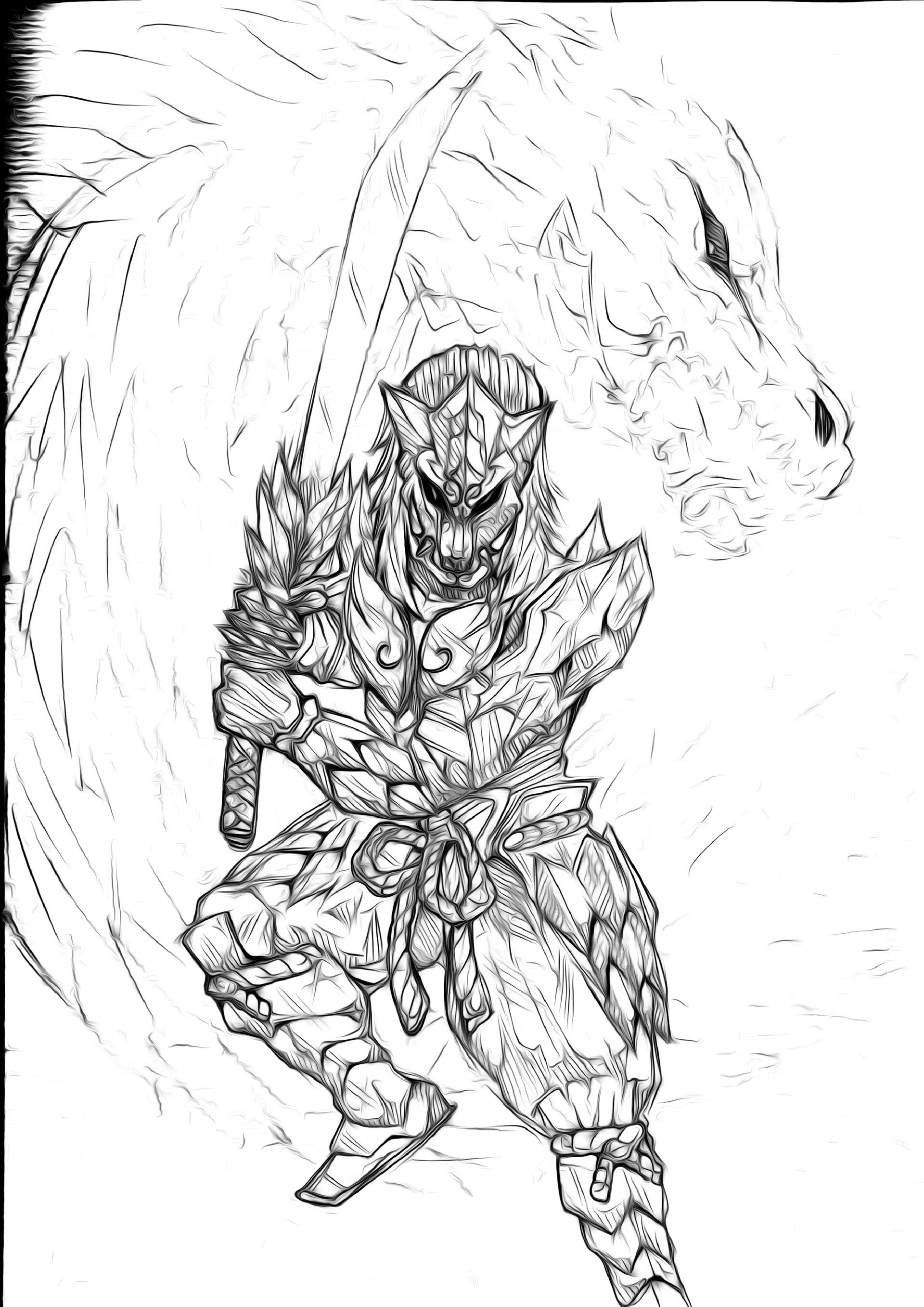 ArtStation - Odogaron Armor Sketch
