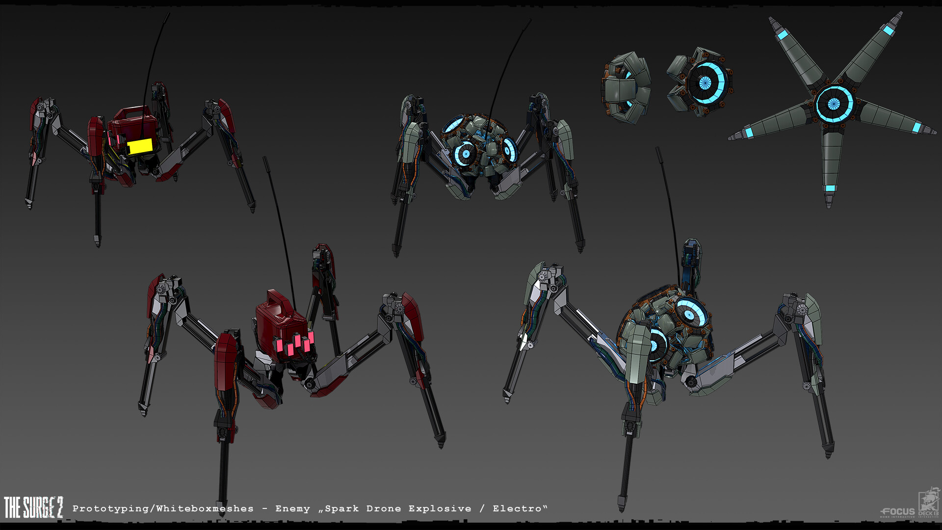 Stefan Hamann - The Surge 2 - Characters Prototypes/Whiteboxes