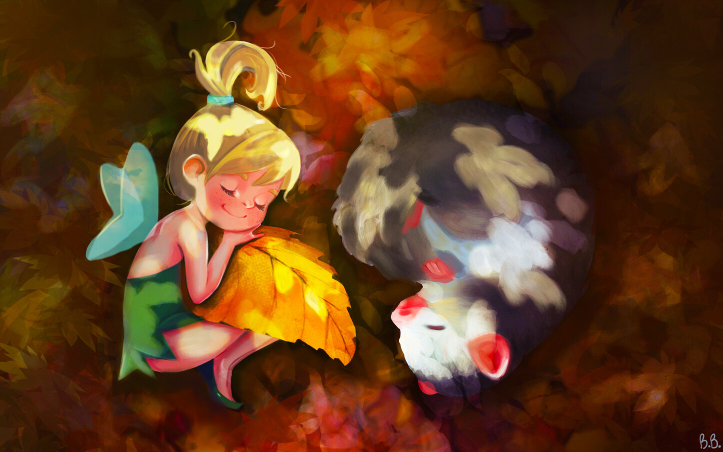 ArtStation - Tinkerbell's nap