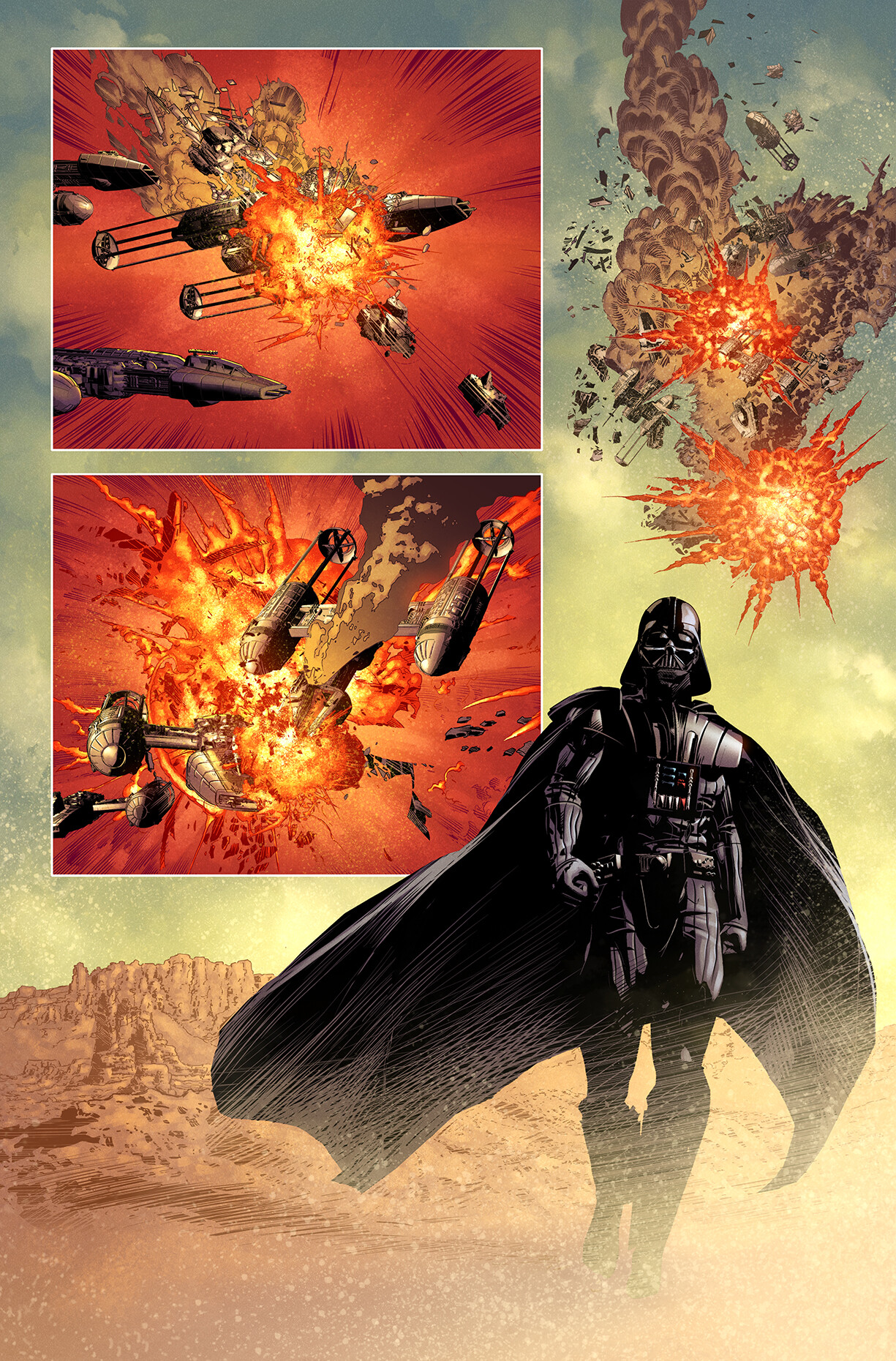 Vader Down Checklist Clipart