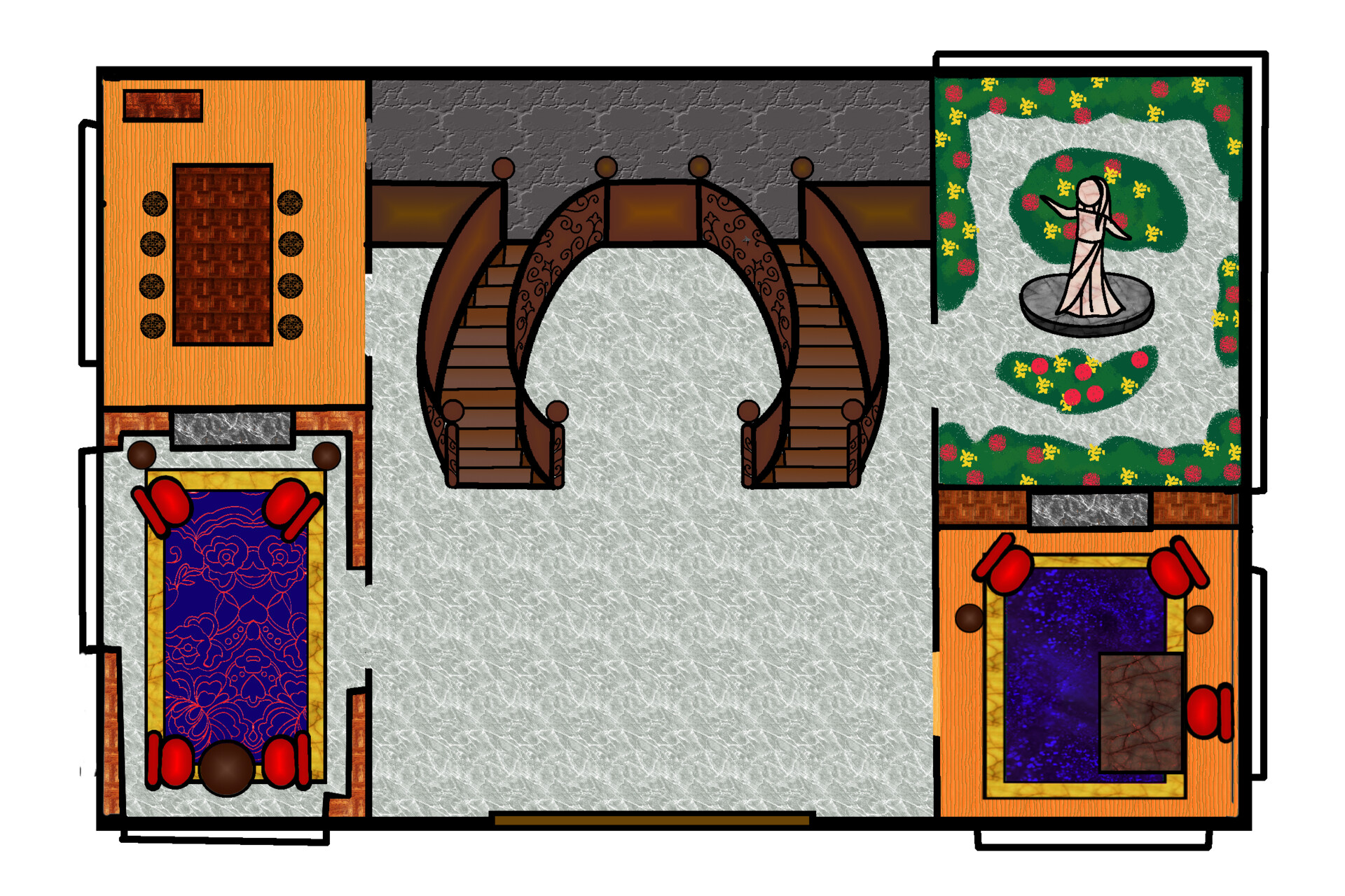 ArtStation - Mystery Mansion Campaign Maps