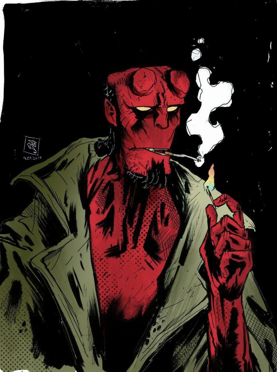ArtStation - Hellboy (fanart)