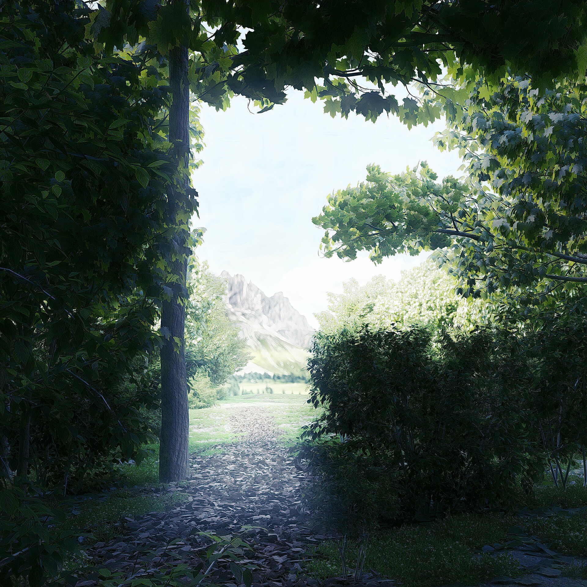 ArtStation - A-Z - Letter F, Forest